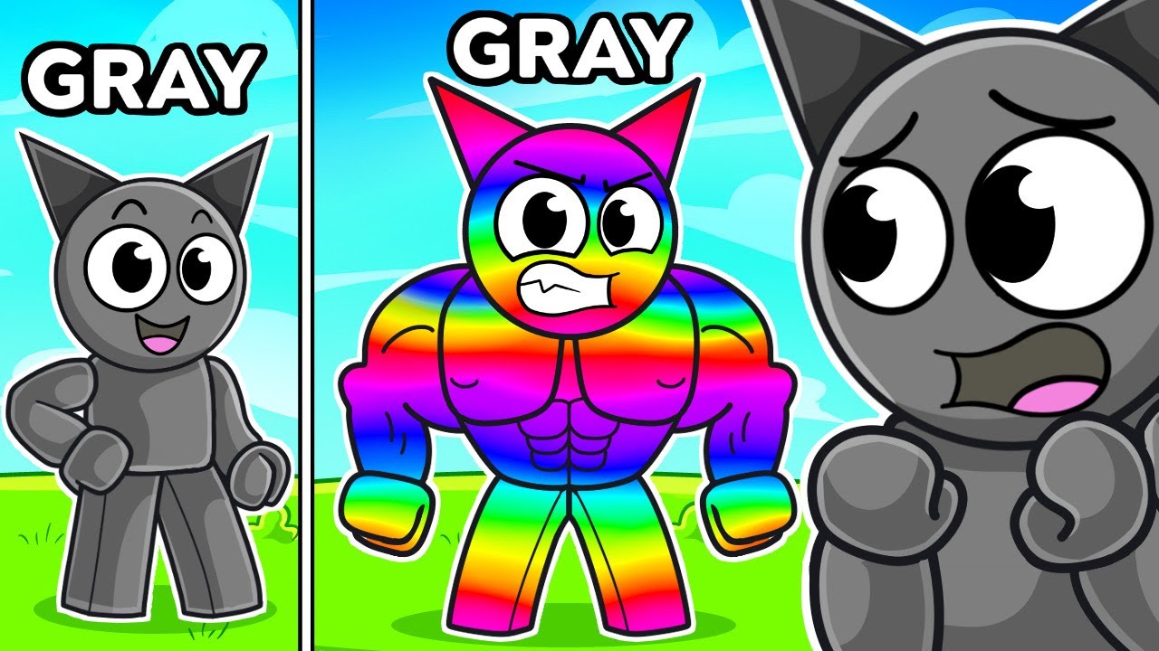 Gray The Sprunki Rainbow Wallpapers - Wallpaper Cave