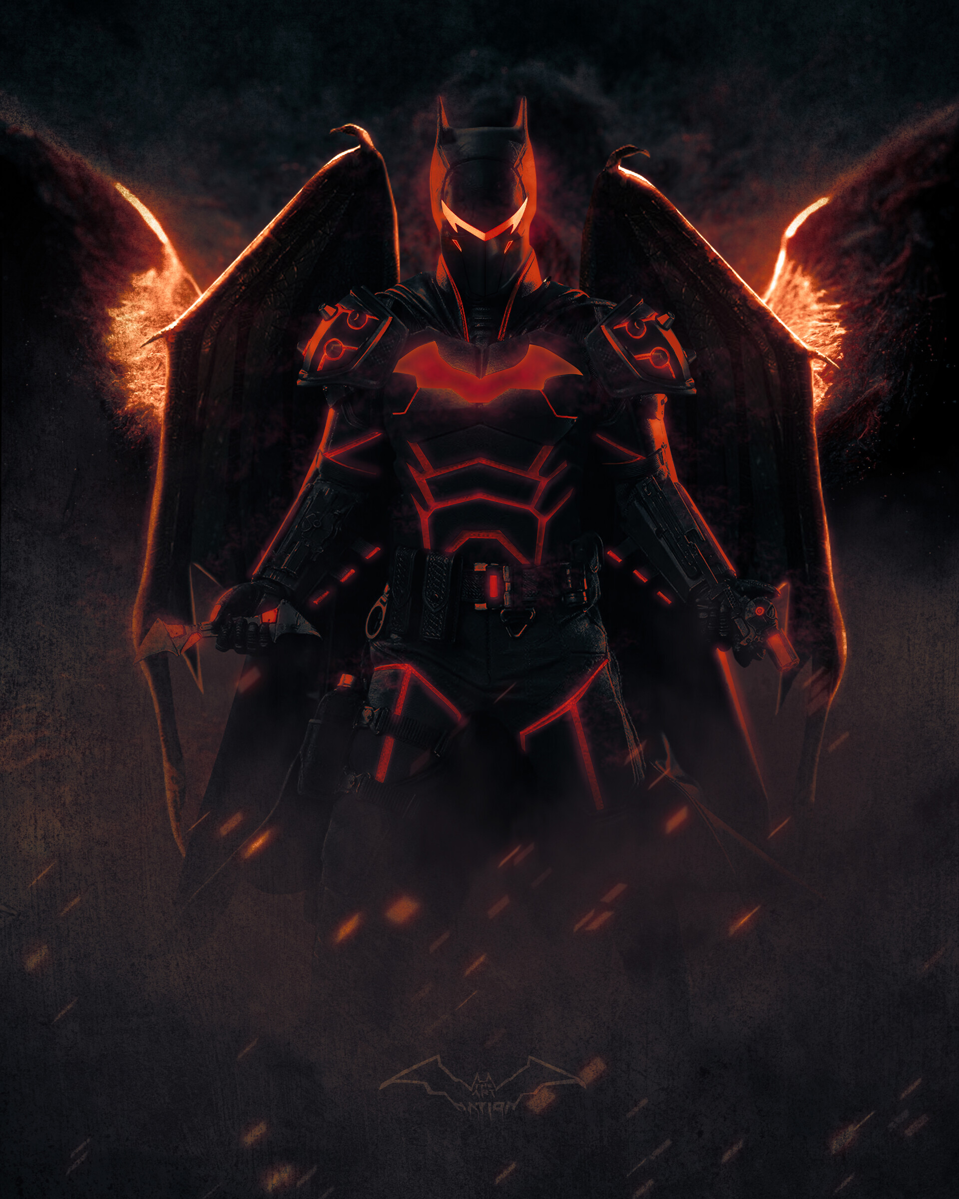 Batman Hellbat Wallpapers - Wallpaper Cave