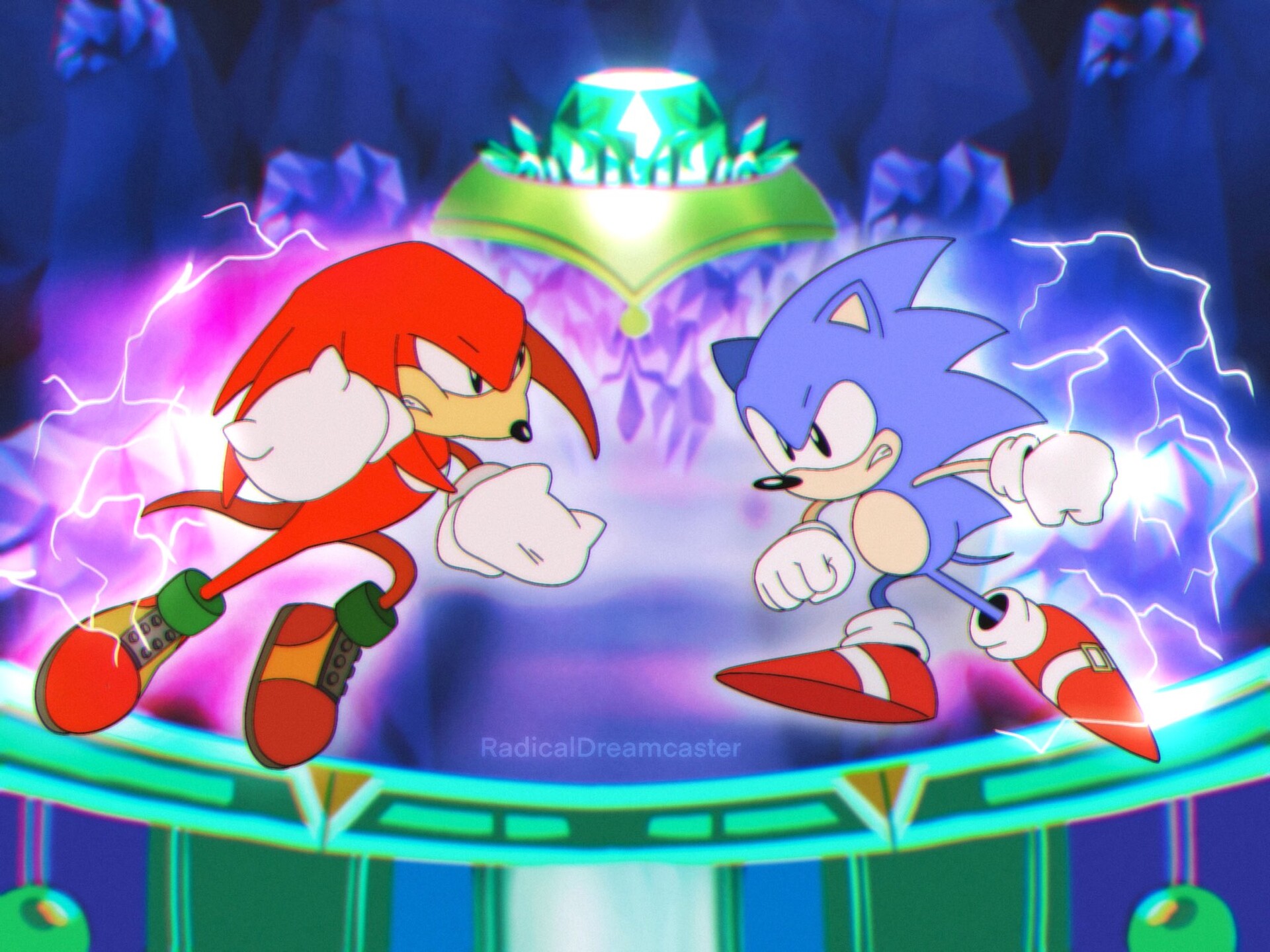 Sonic The Hedgehog Vs Knuckles Wallpapers - Wallpaper Cave