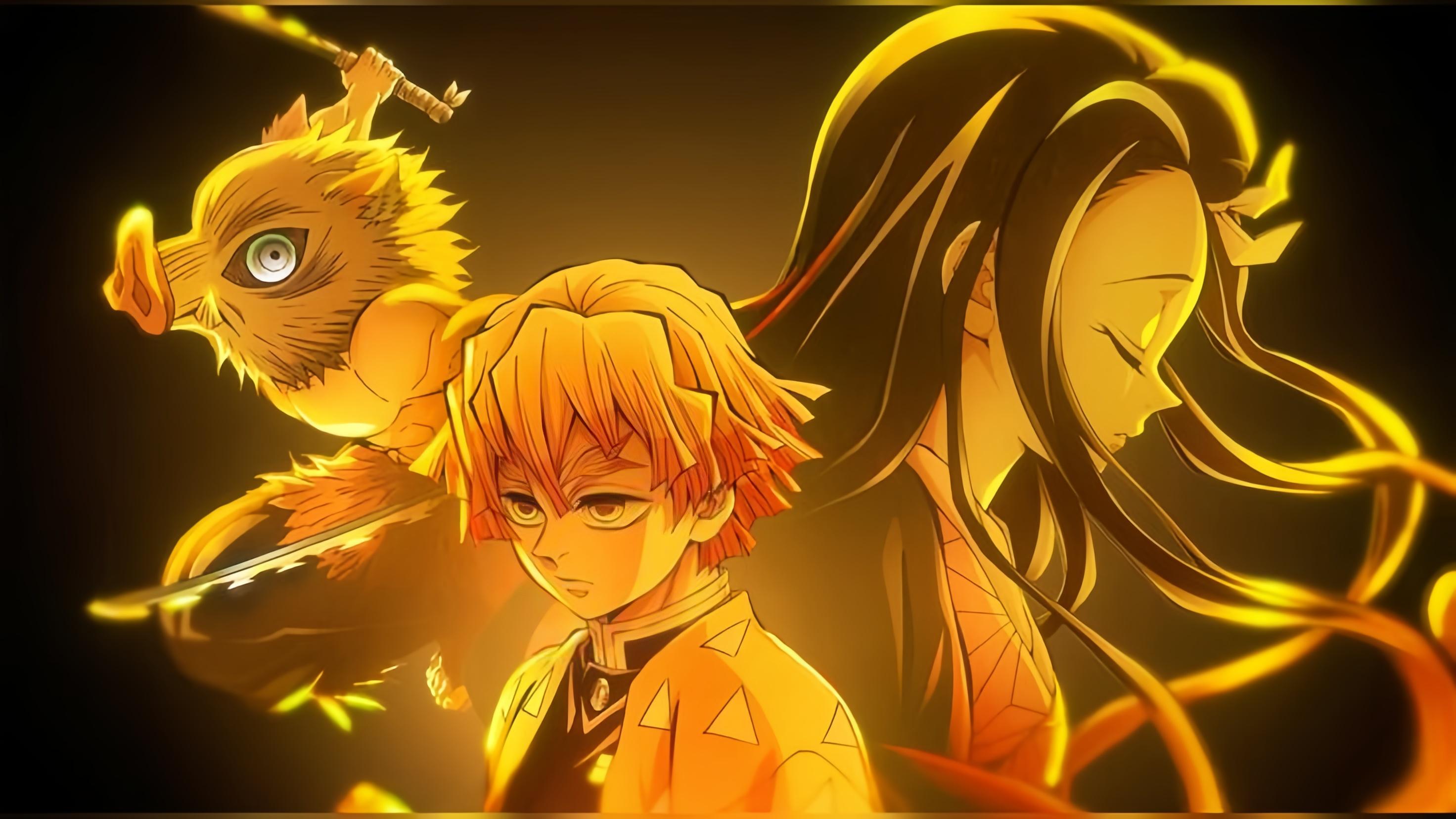 Gold Demon Slayer Wallpapers - Wallpaper Cave