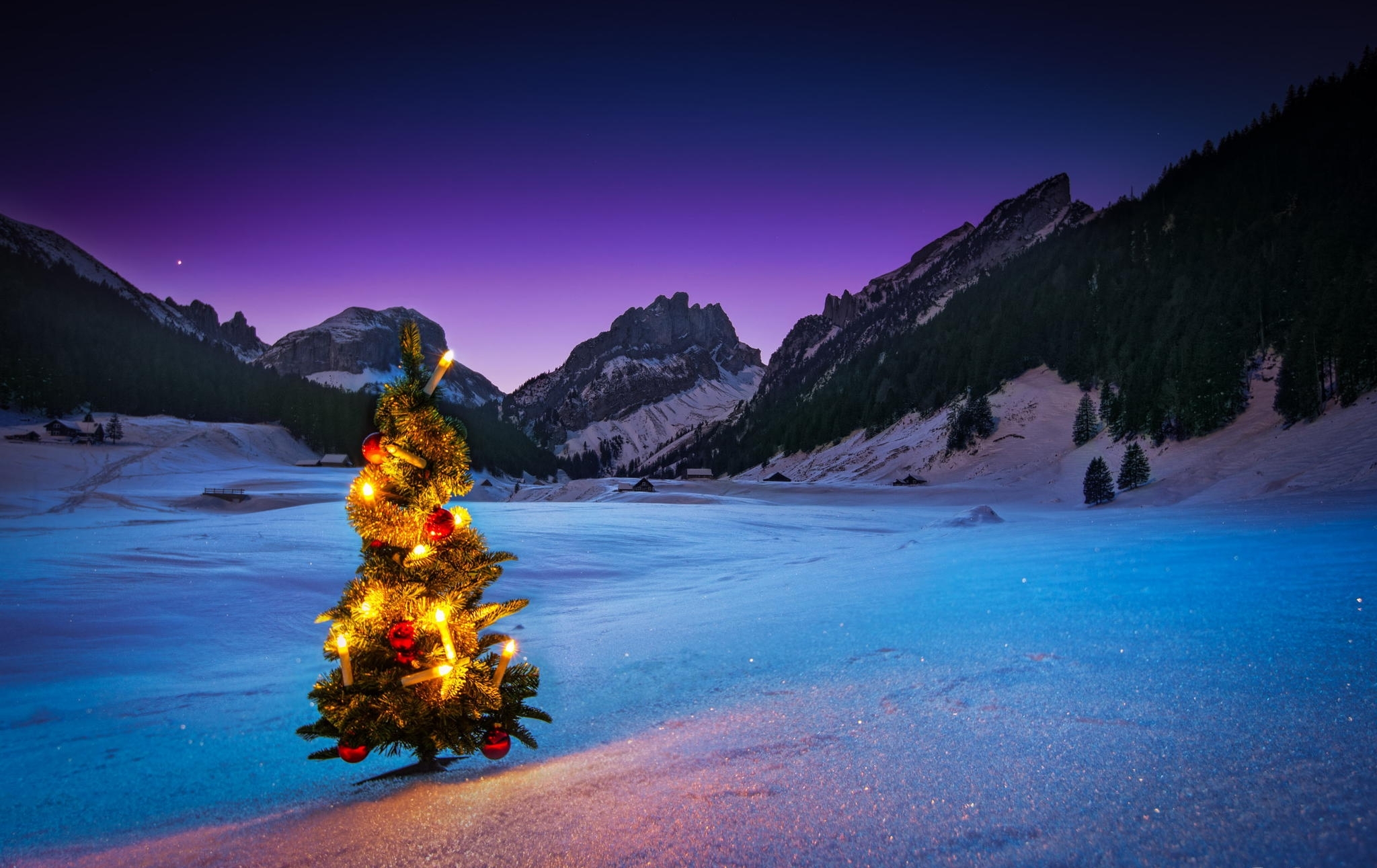 Christmas Lake Wallpapers - Wallpaper Cave