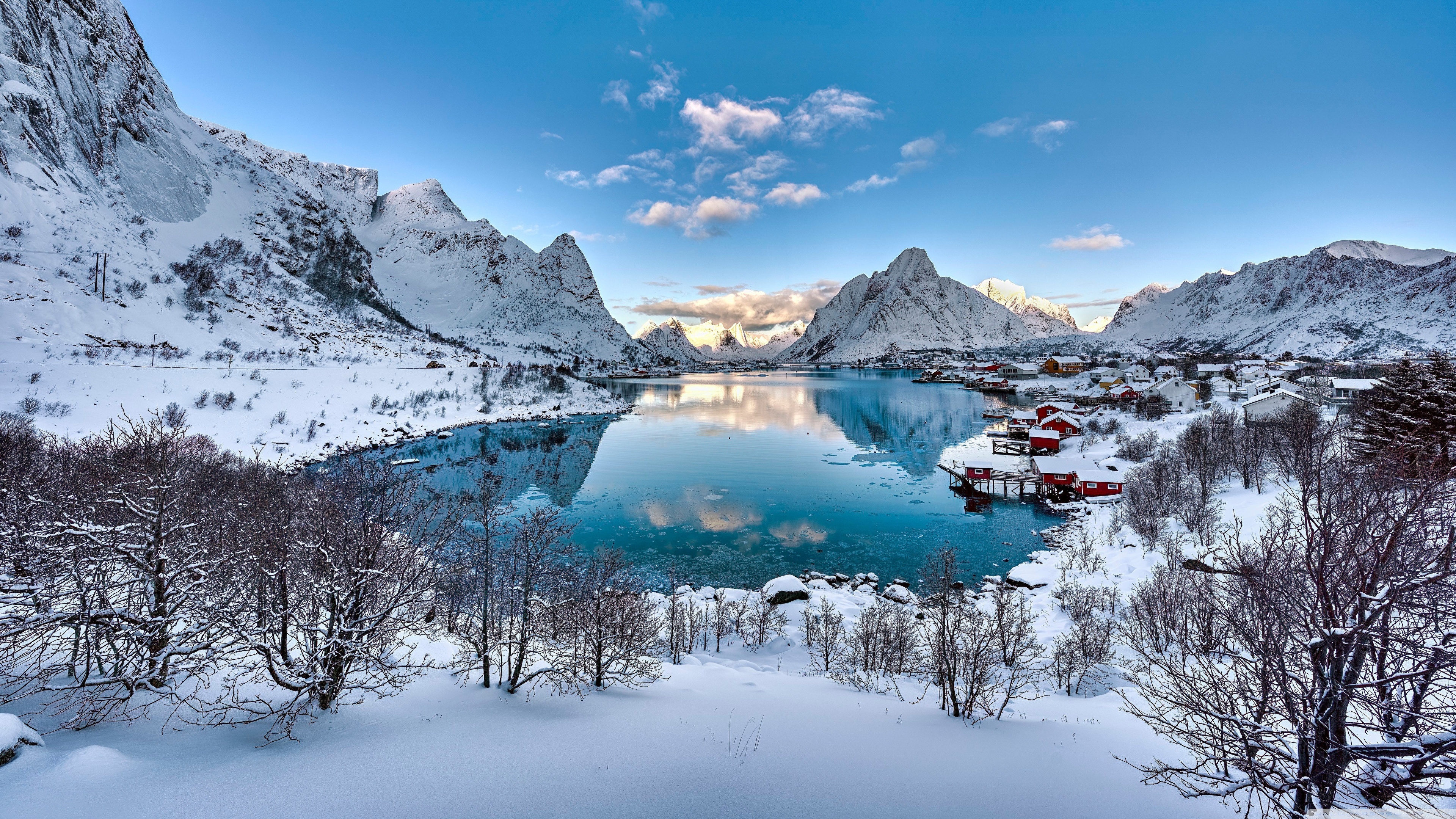Desktop Winter Landscape Wallpapers - Wallpaper Cave