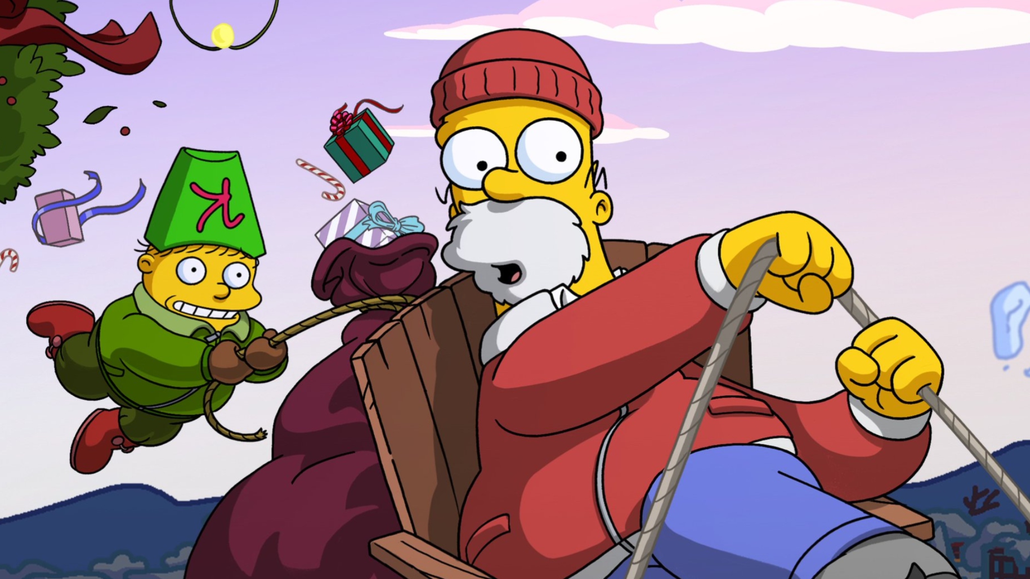 Homer Christmas Wallpapers - Wallpaper Cave