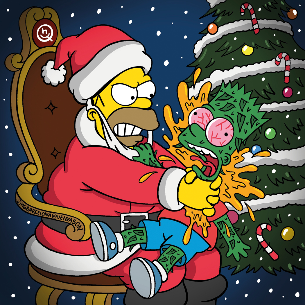 Homer Christmas Wallpapers - Wallpaper Cave