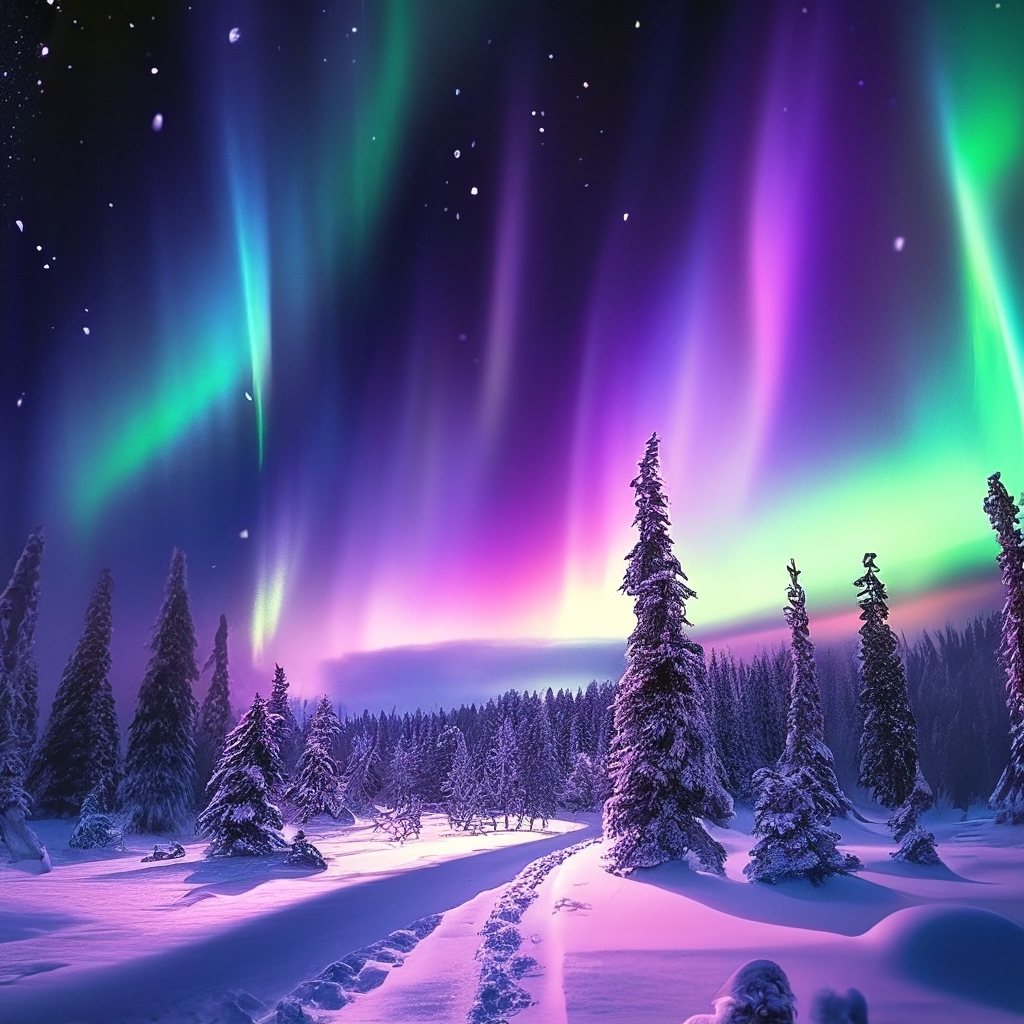 Night Winter Purple Neon Wallpapers - Wallpaper Cave