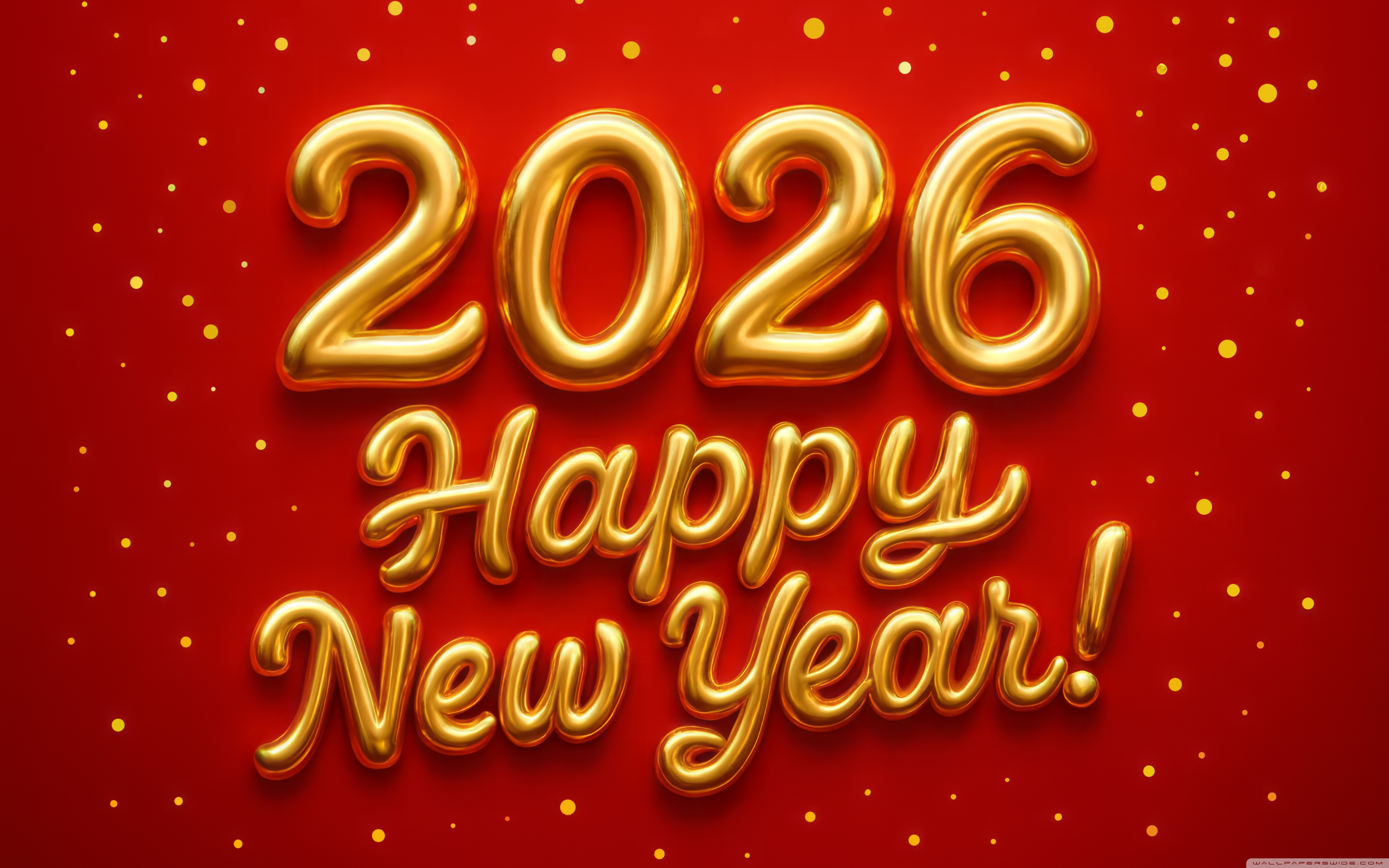 2026 Happy New Year HD 4k Wallpapers - Wallpaper Cave
