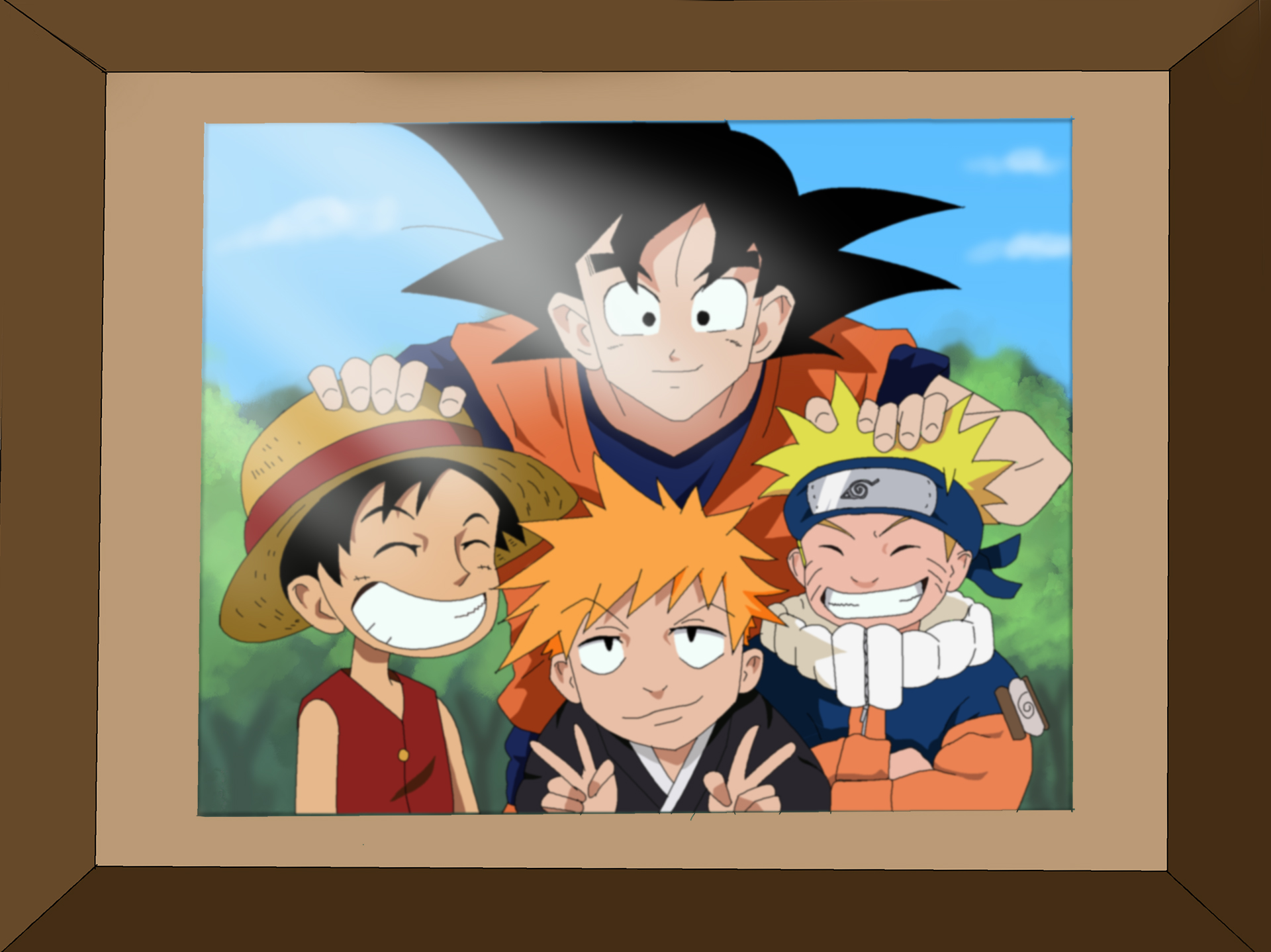 The Big Three And Goku Wallpapers - Wallpaper Cave