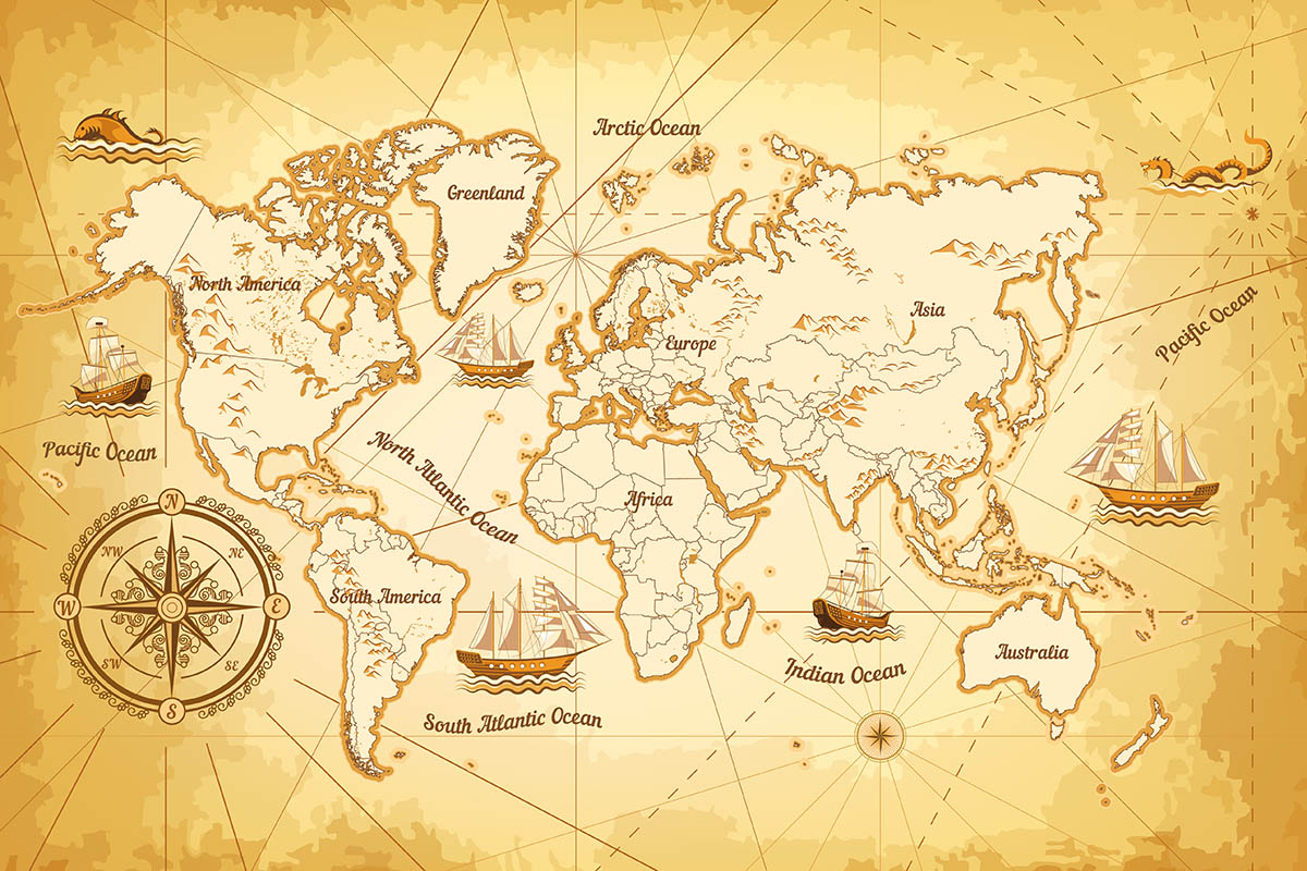 Ancient World Map Wallpapers - Wallpaper Cave