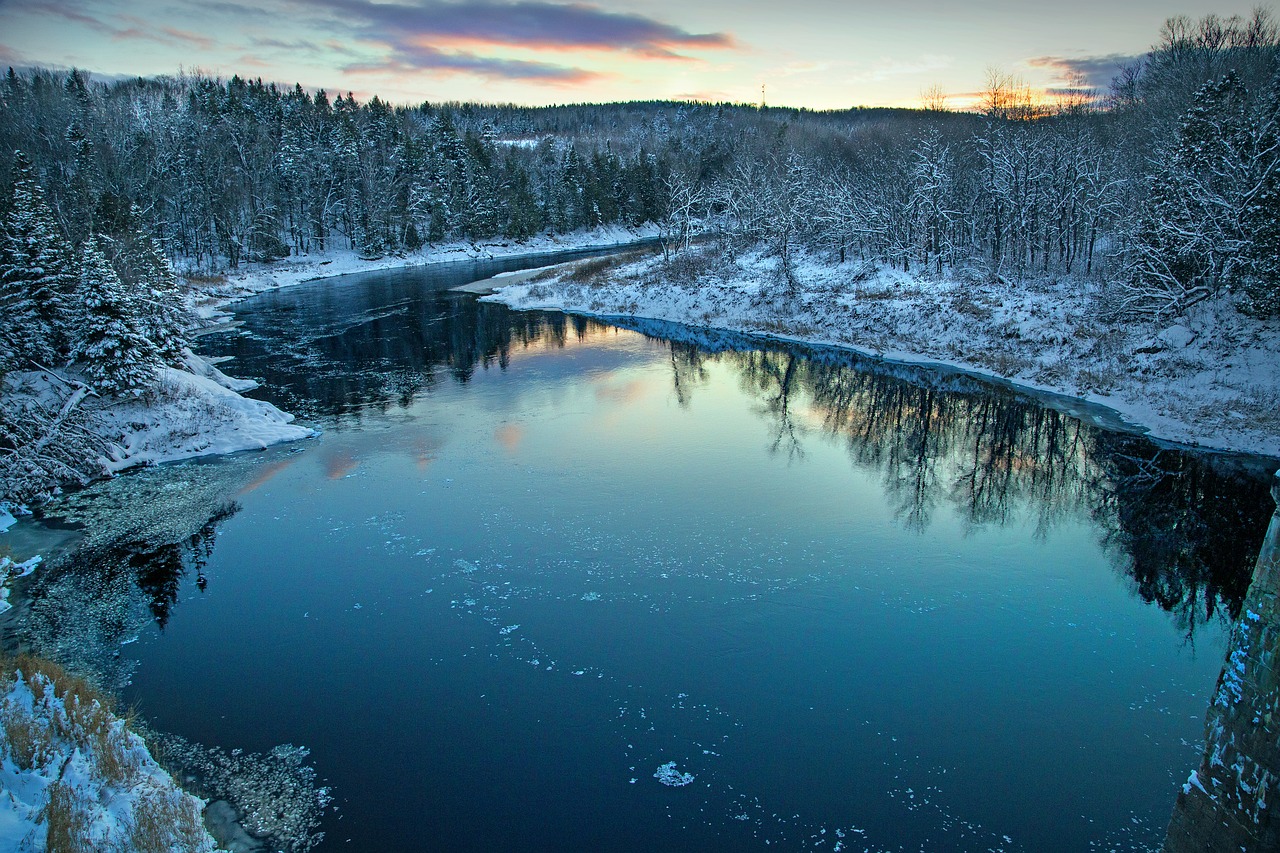 Christmas River Wallpapers - Wallpaper Cave