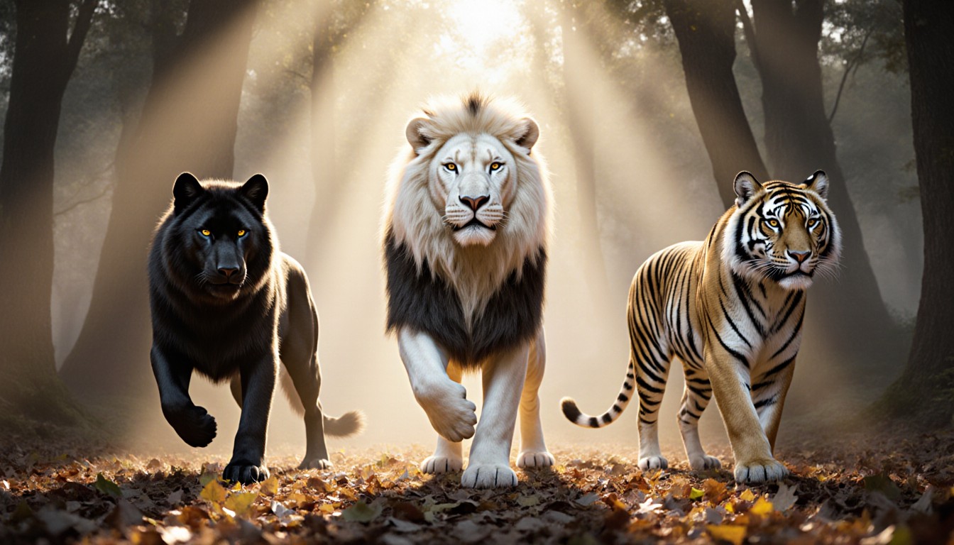 Magical Lion Forest Wallpapers - Wallpaper Cave