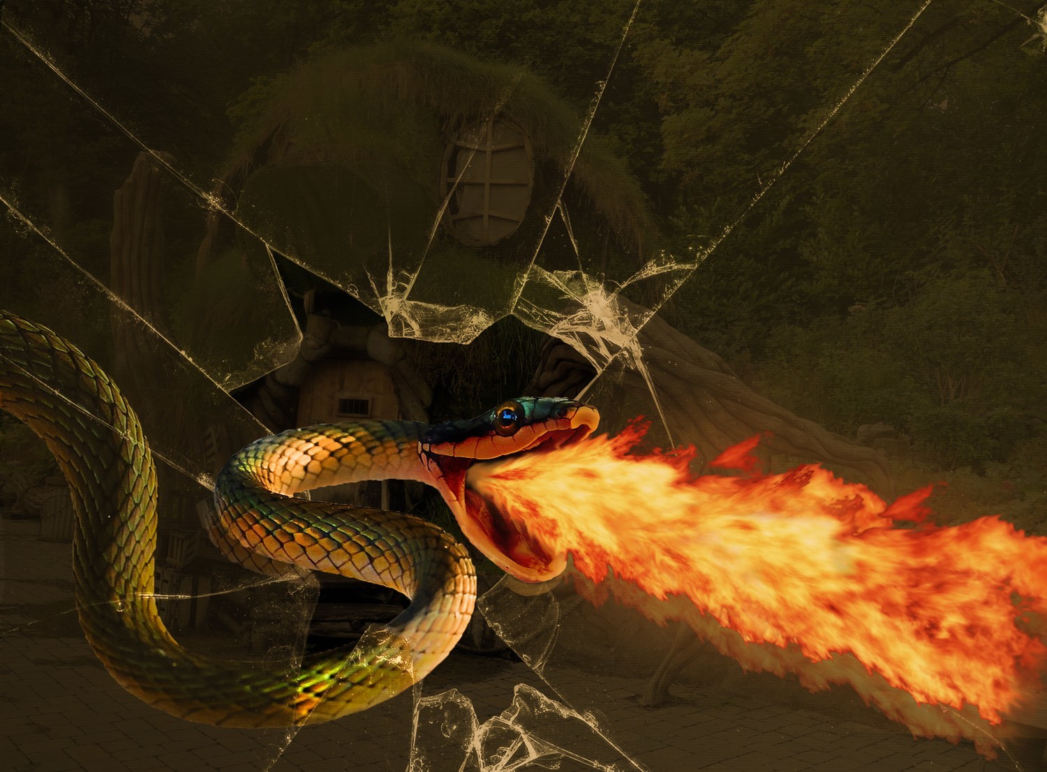 Snakes On Fire Wallpapers - Wallpaper Cave