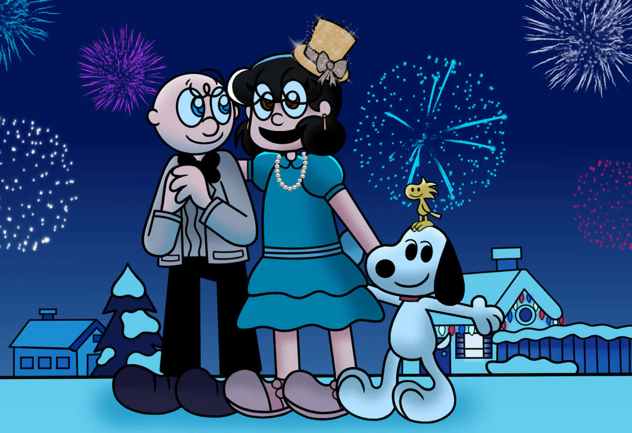 Snoopy New Year Desktop Wallpapers - Wallpaper Cave