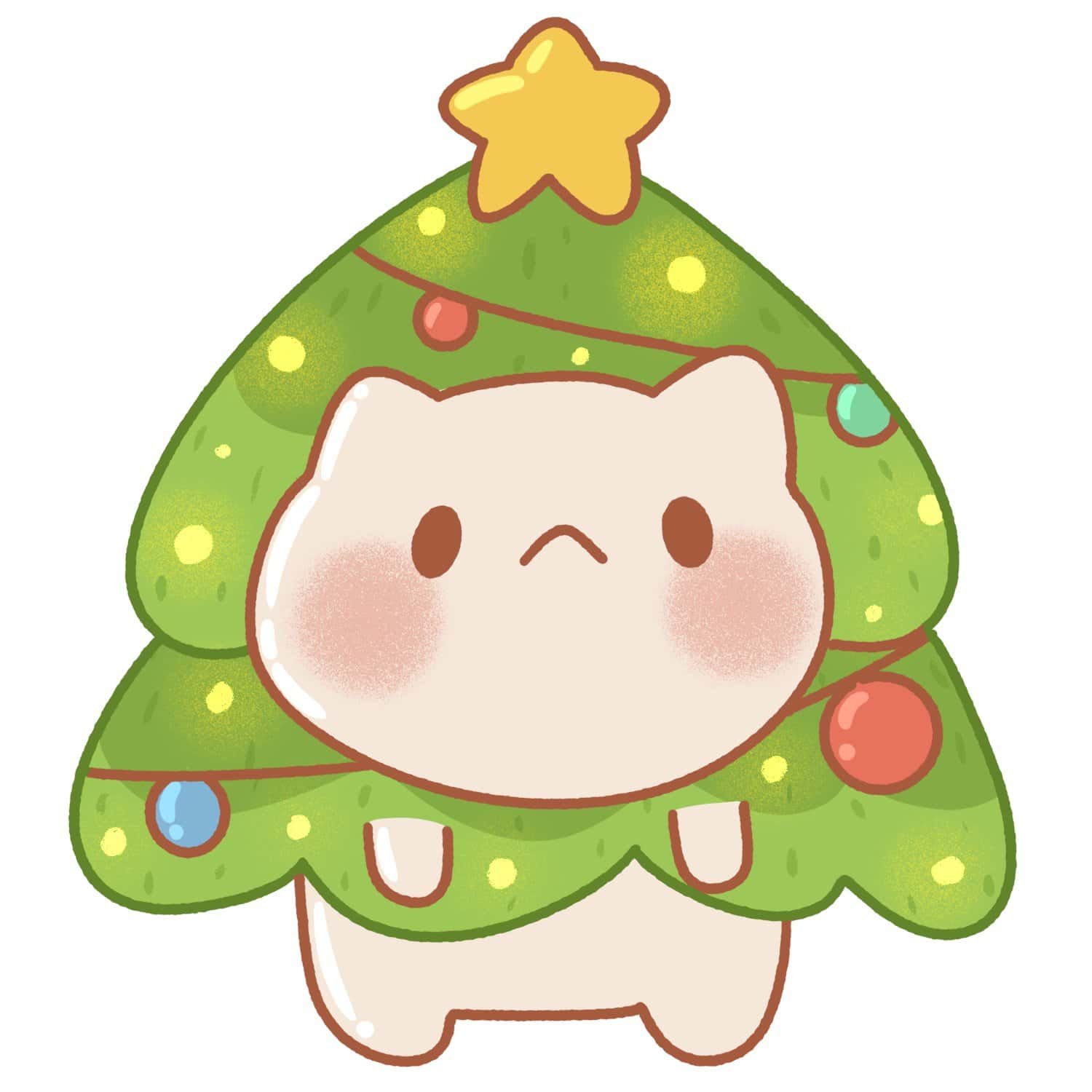 Christmas Mochi Cat Wallpapers - Wallpaper Cave