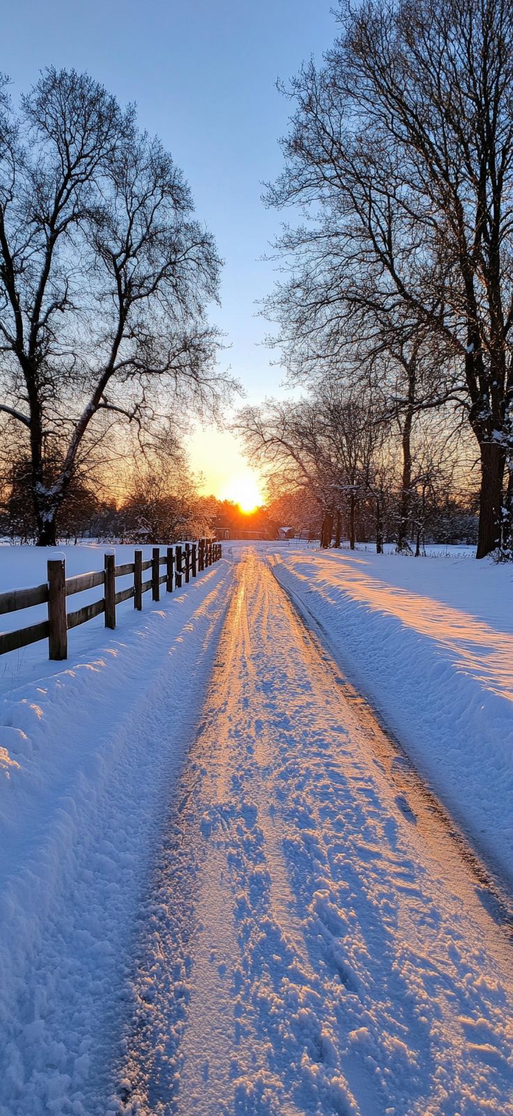 Winter Road iPhone Wallpapers - Wallpaper Cave