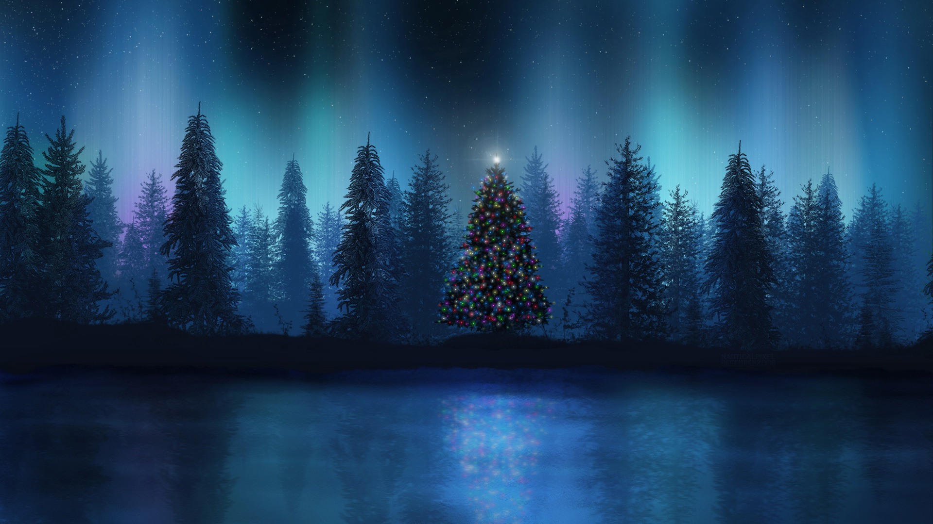 1920x1080 Christmas Tree Winter Wallpapers - Wallpaper Cave