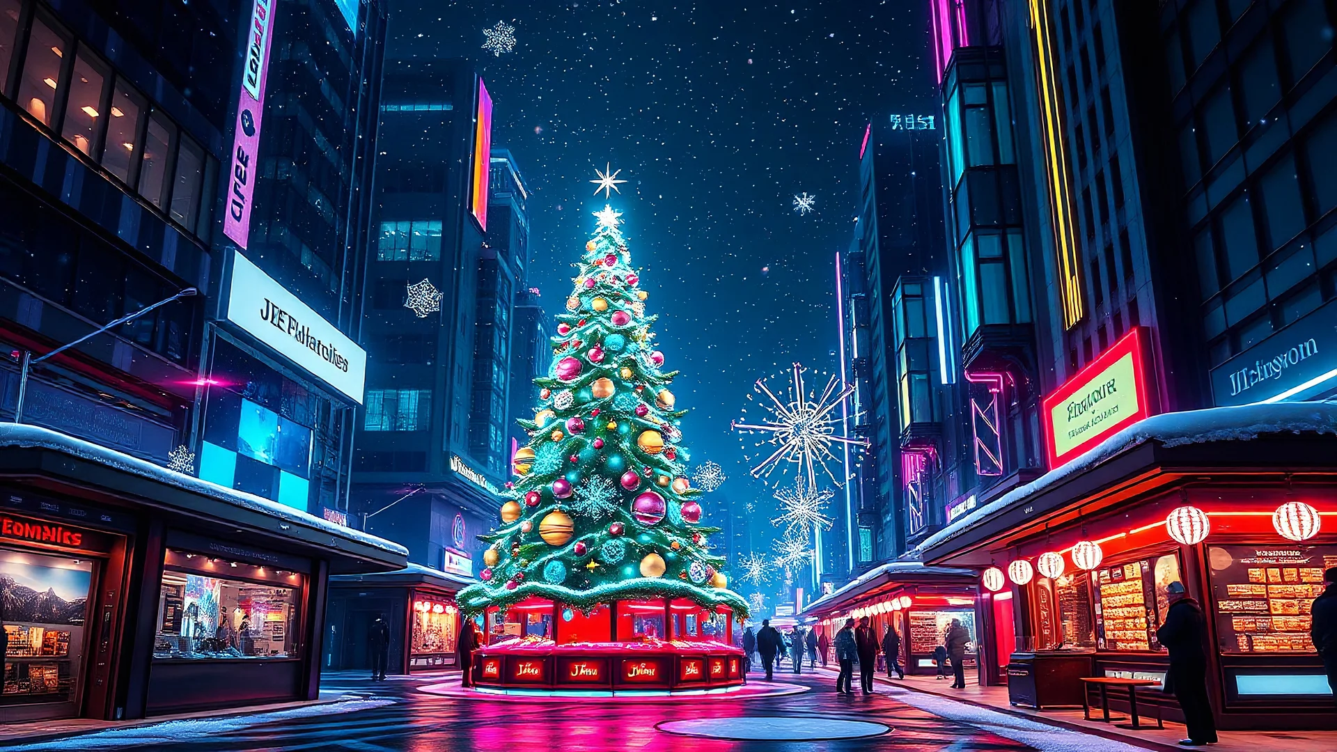 Christmas Futuristic Wallpapers - Wallpaper Cave