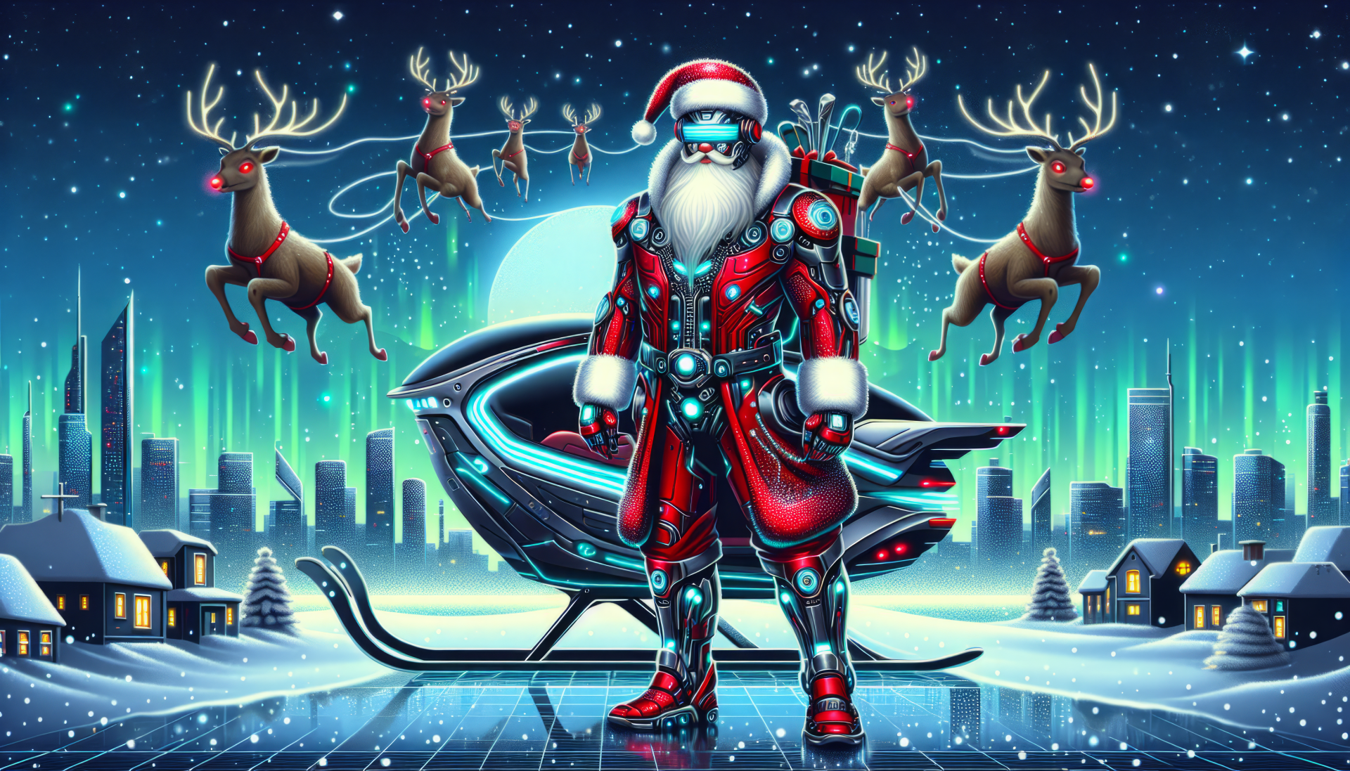 Christmas Futuristic Wallpapers - Wallpaper Cave