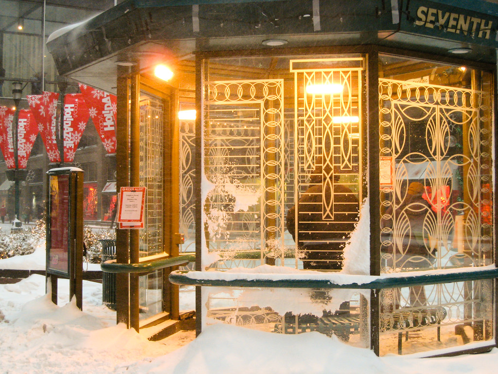 Winter Bus Stop Wallpapers - Wallpaper Cave