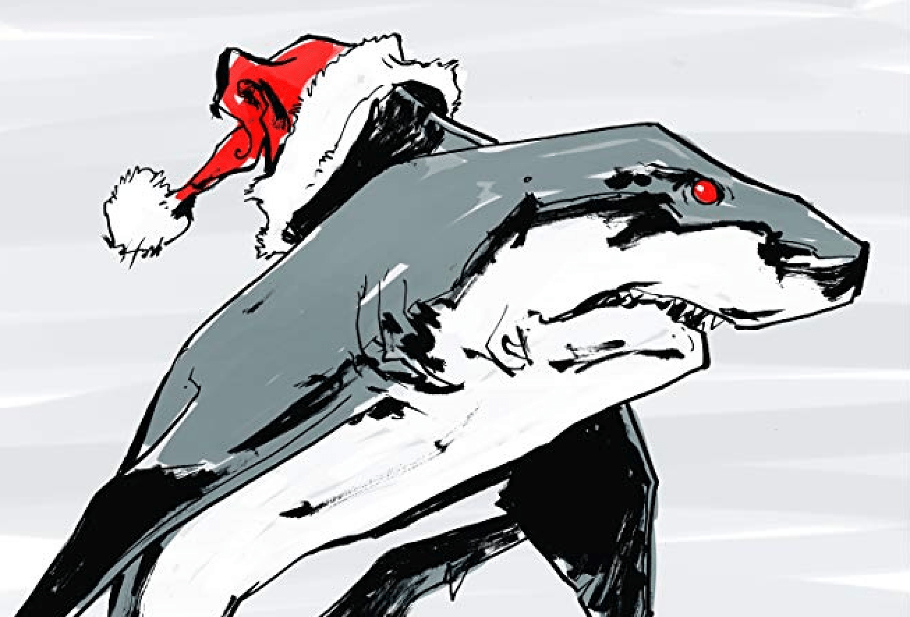 Santa Jaws Wallpapers - Wallpaper Cave