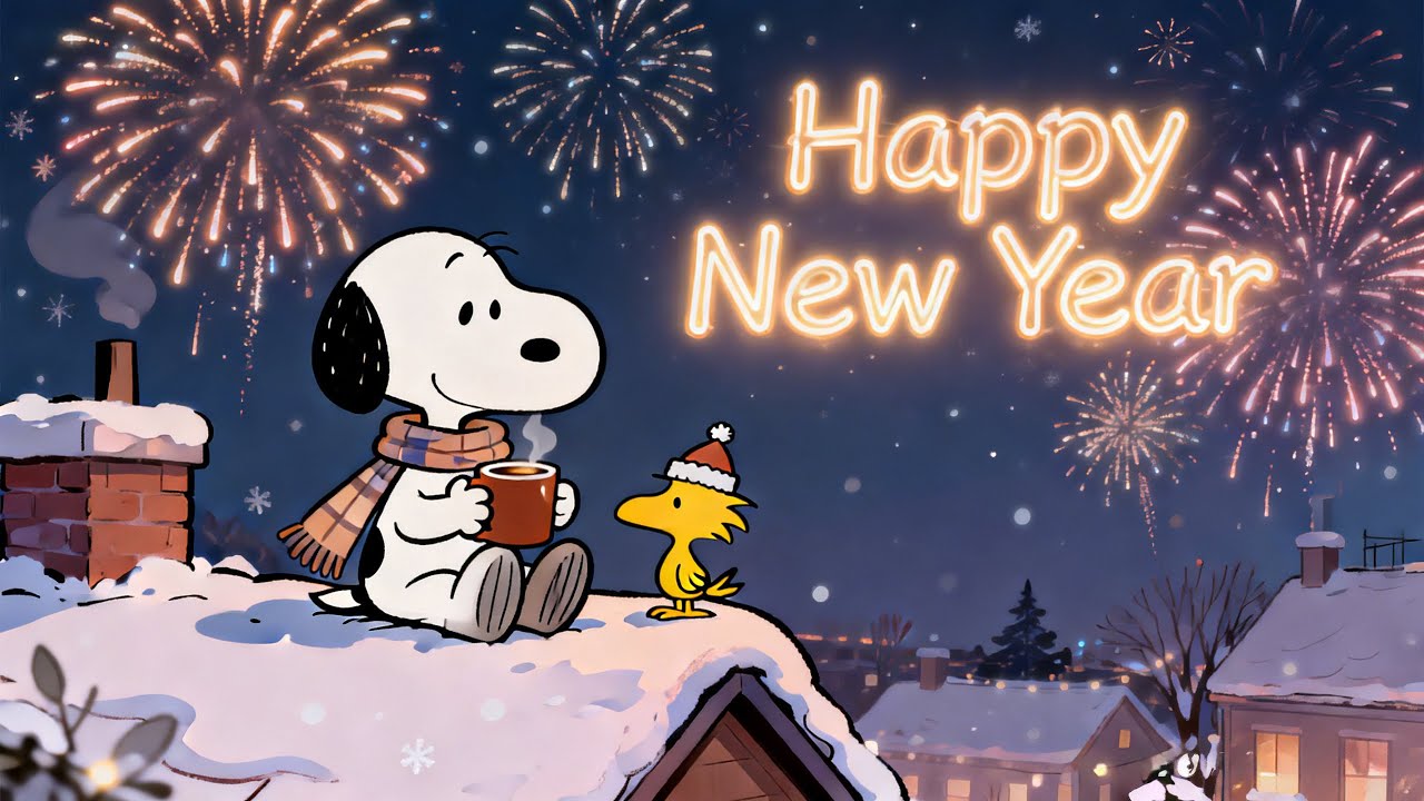 Snoopy New Year Desktop Wallpapers - Wallpaper Cave
