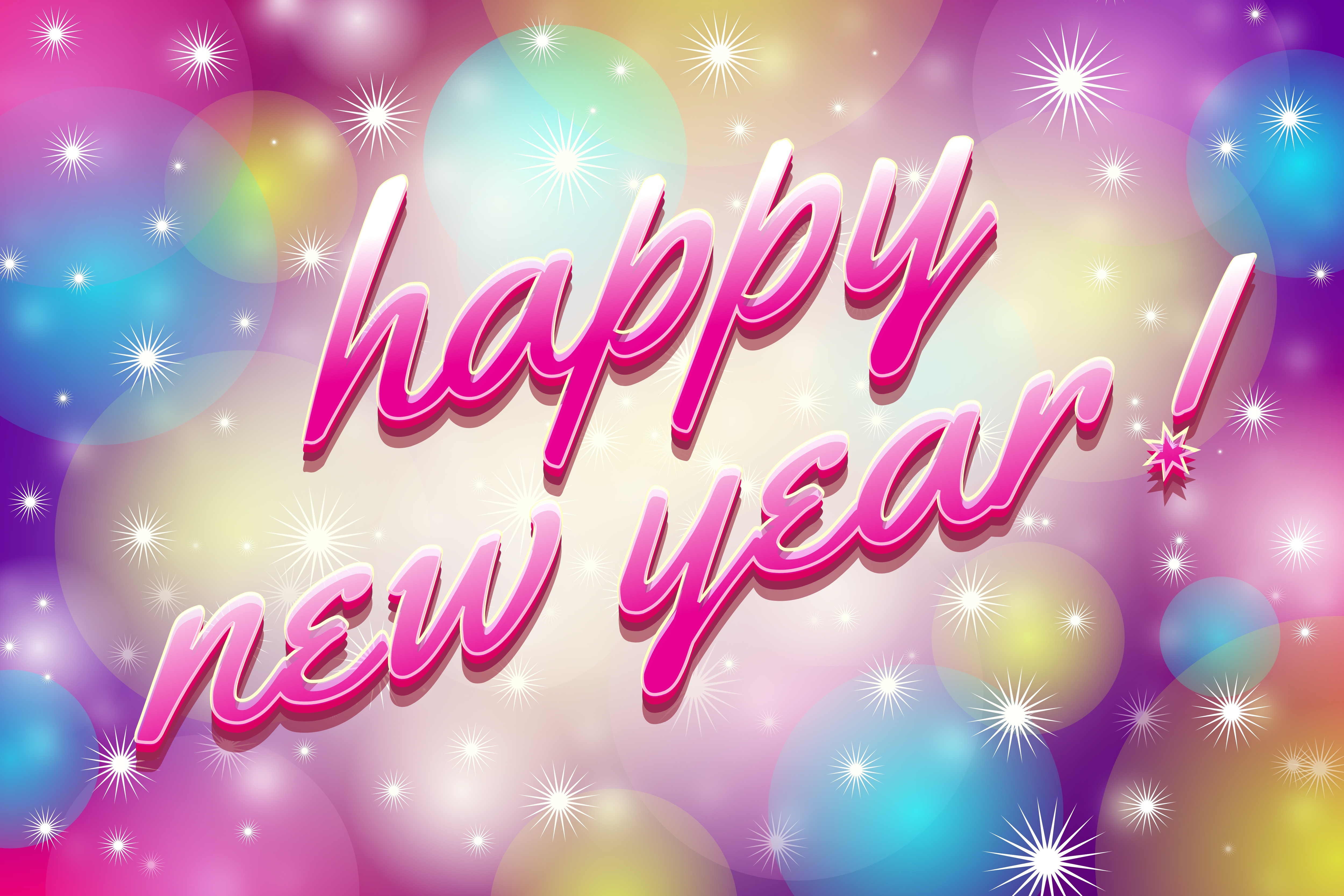 Cute Pink New Year Wallpapers - Wallpaper Cave