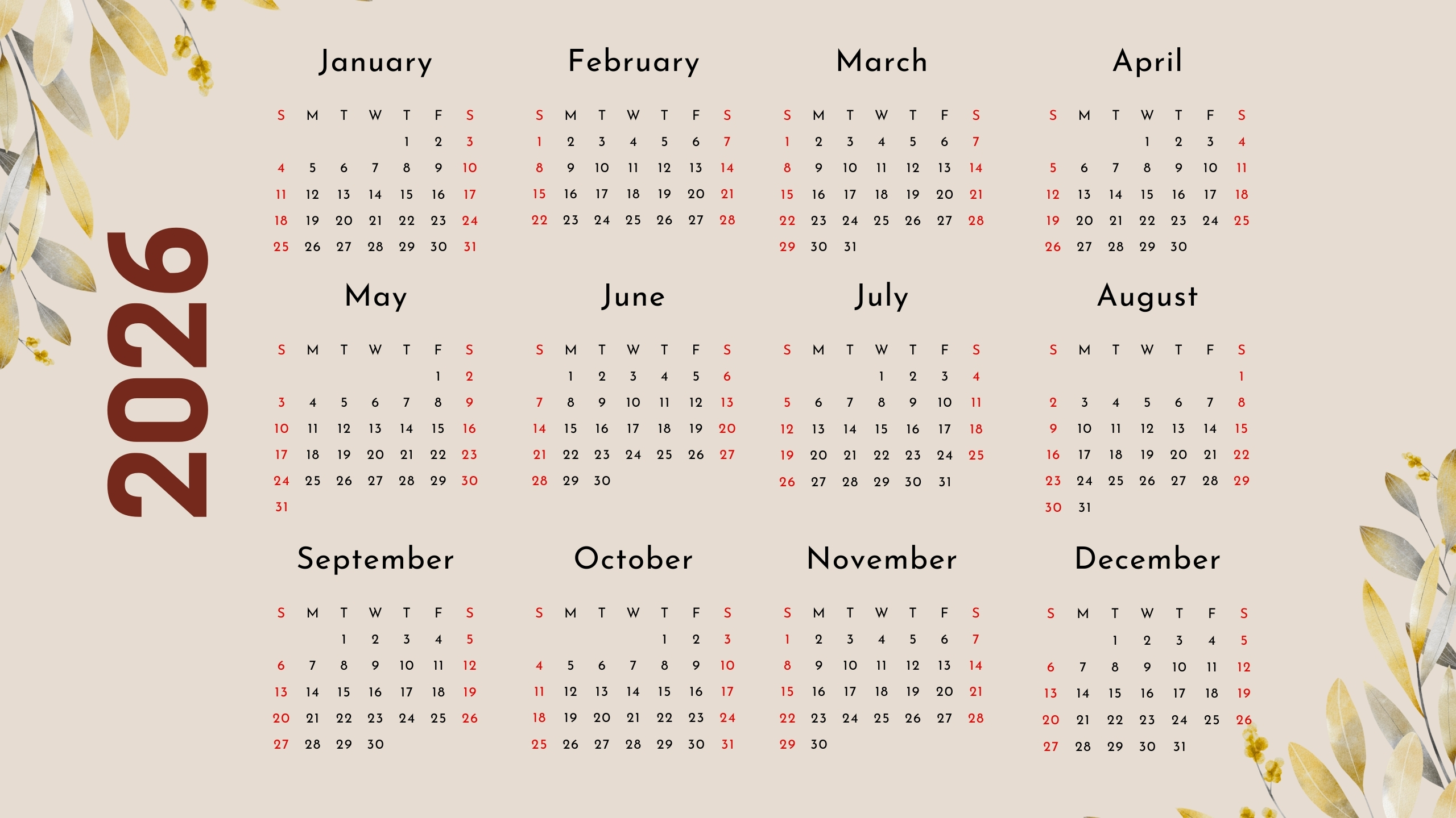 New Year 2026 Desktop Wallpapers - Wallpaper Cave