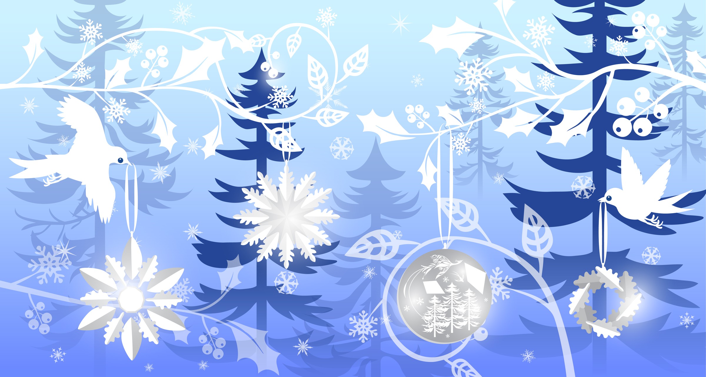 Winter Sparkle Scene Wallpapers - Wallpaper Cave