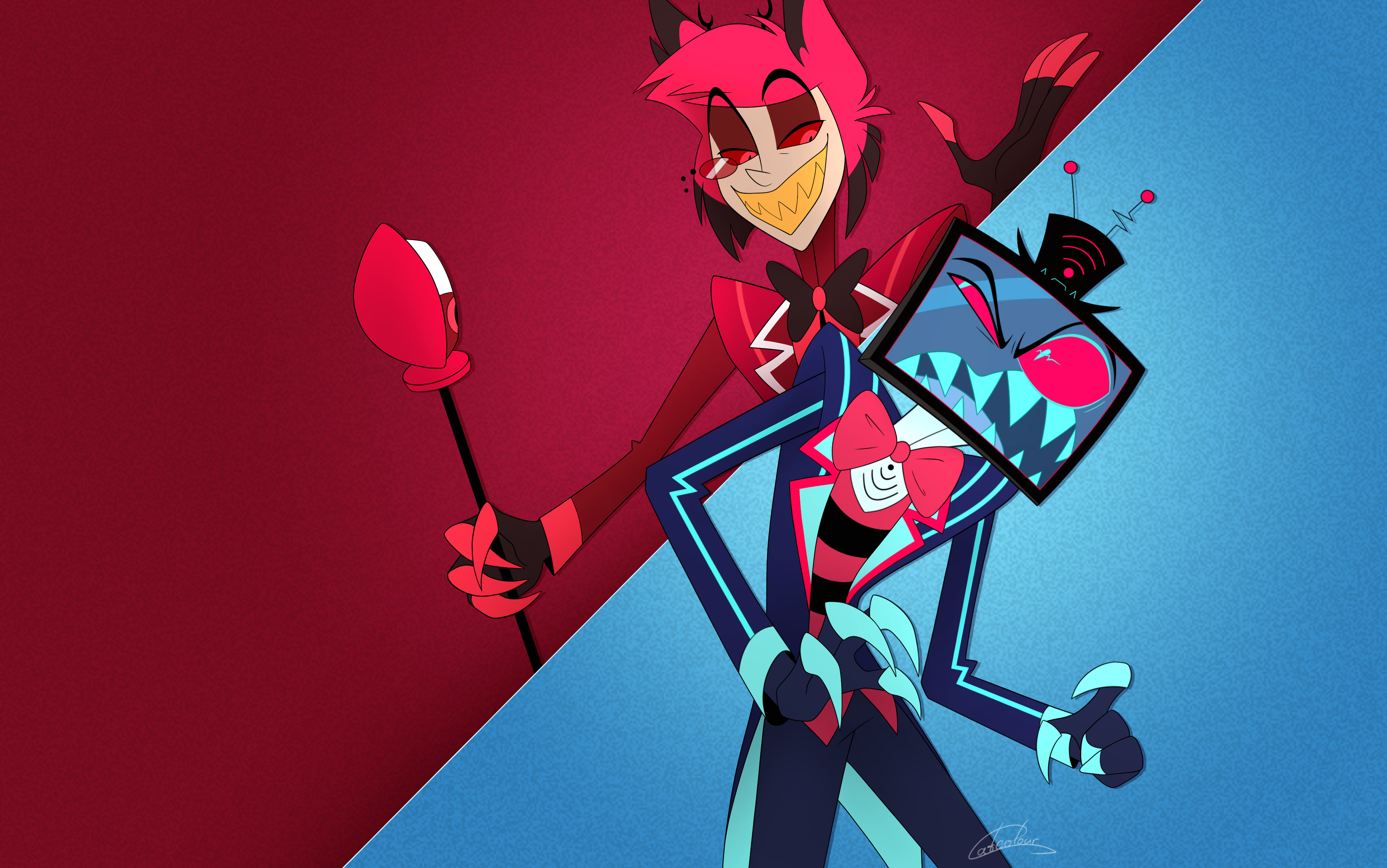 Alastor And Vox Wallpapers - Wallpaper Cave