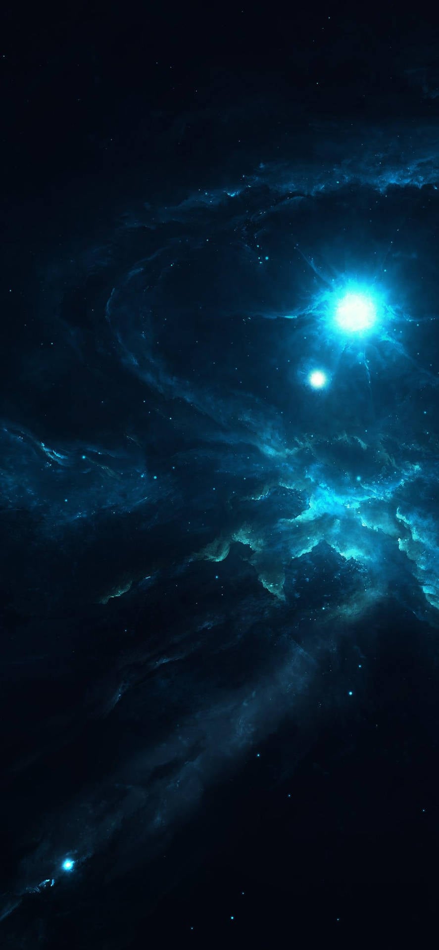 Blue Galaxy iPhone Wallpapers - Wallpaper Cave