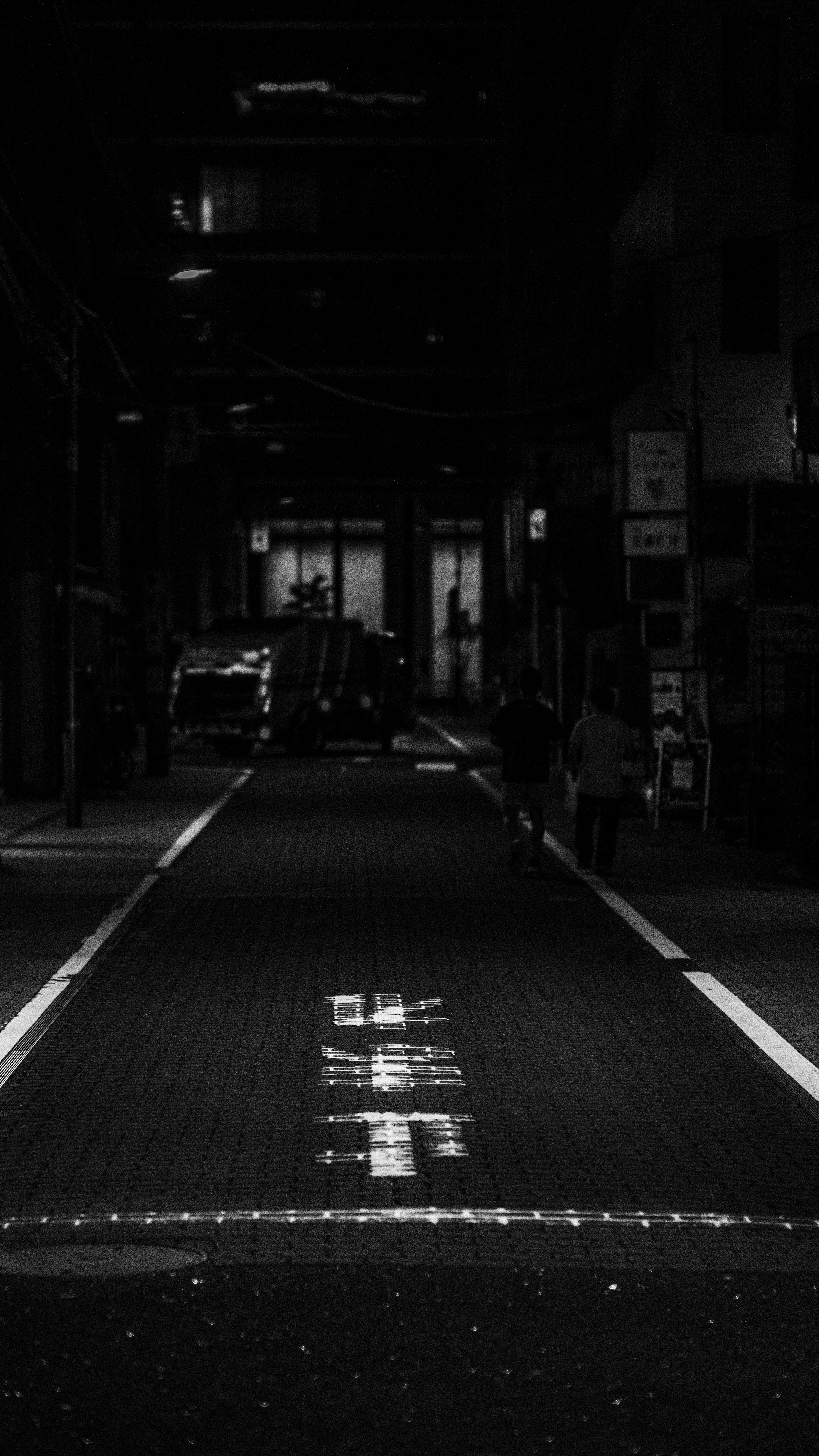 Japanese Streets Black Wallpapers - Wallpaper Cave