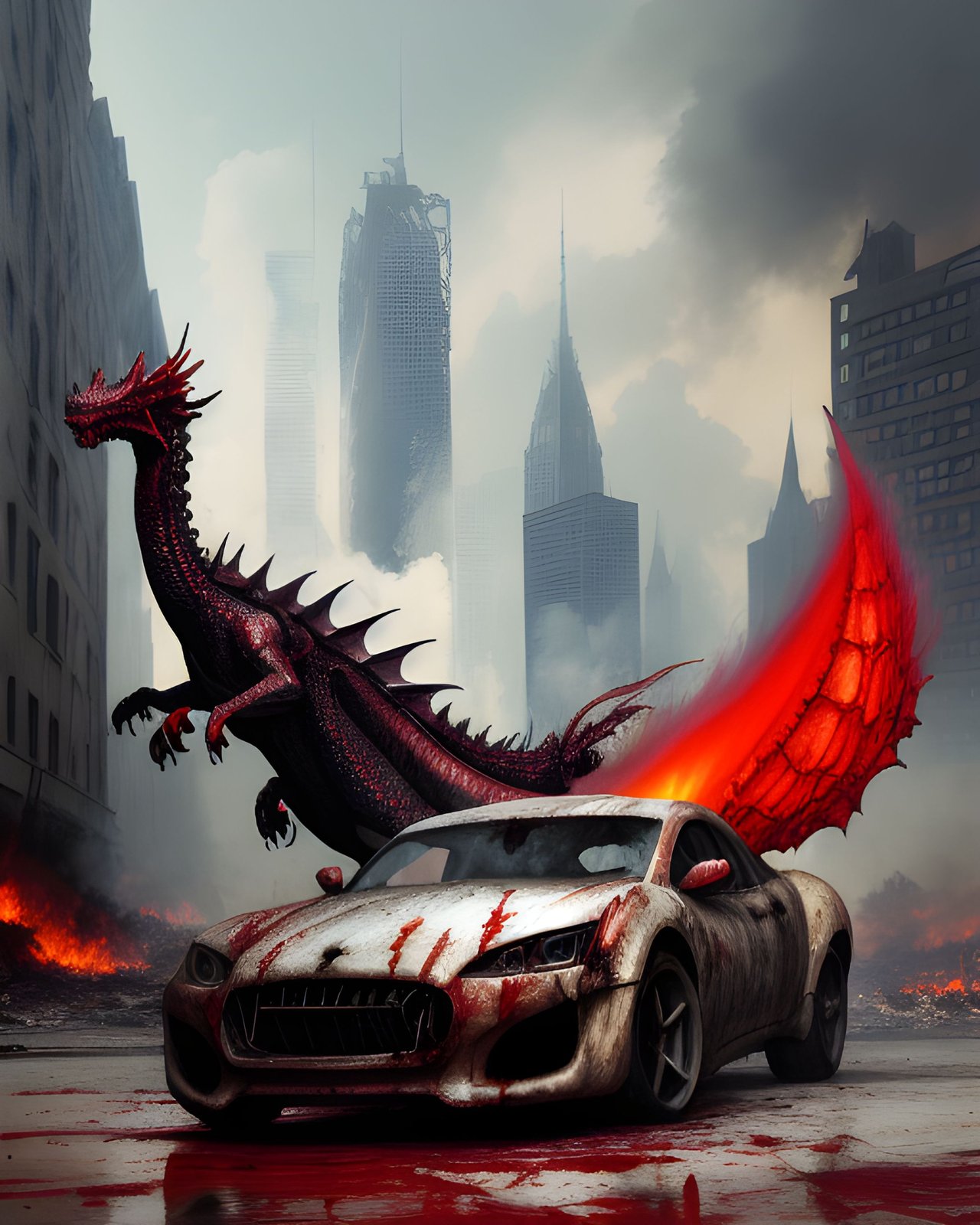 Fire Car Dragon Wallpapers - Wallpaper Cave