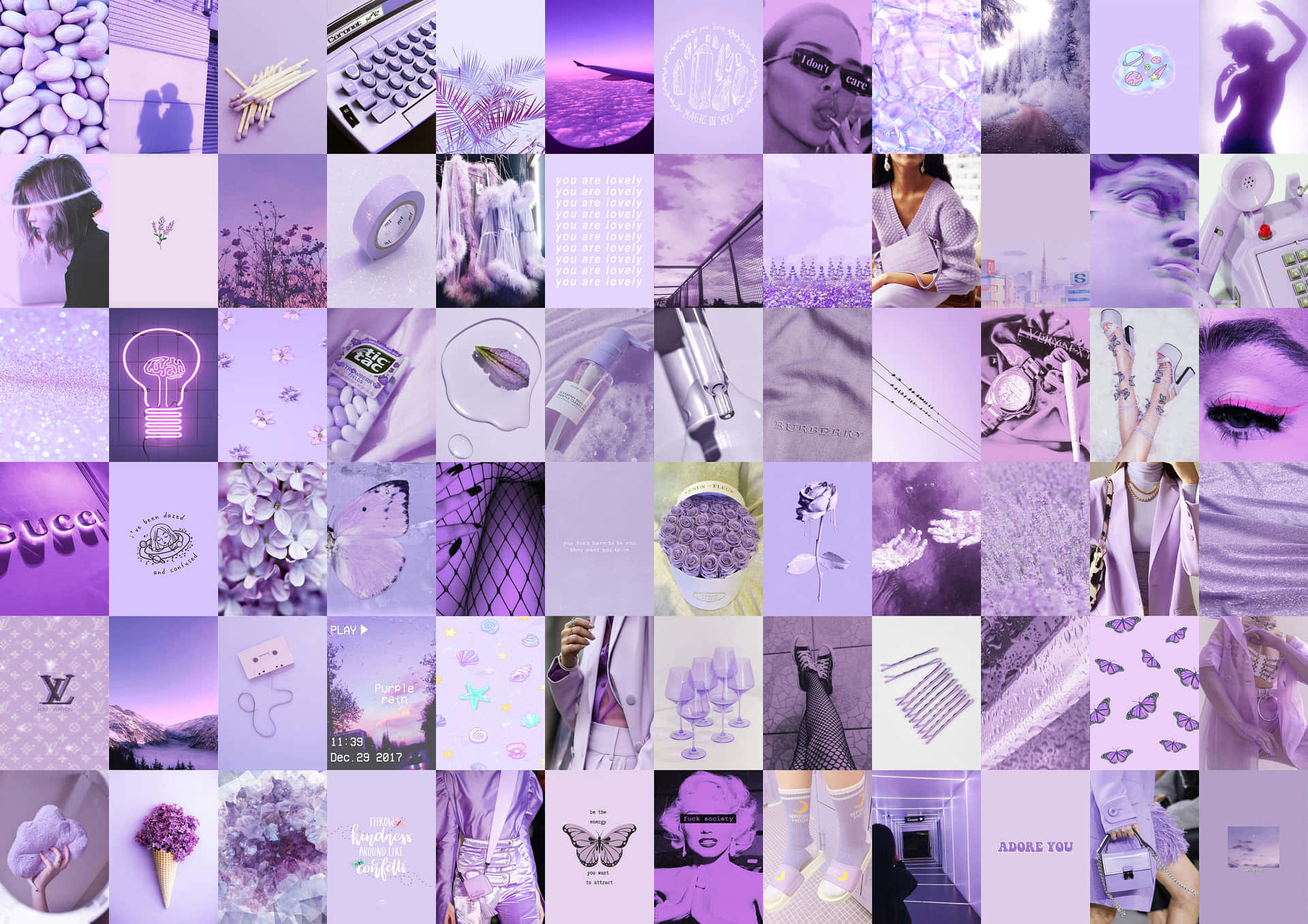 Pink And Purple Collage Wallpapers - Wallpaper Cave