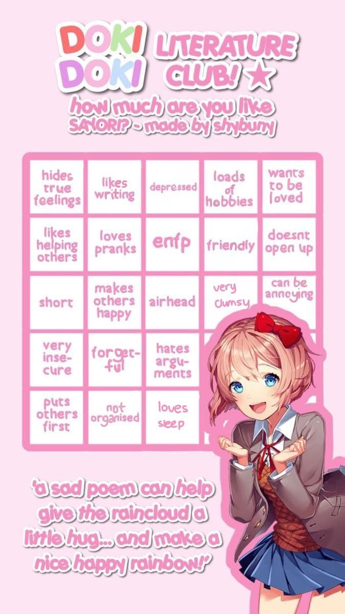 DDLC Poems iPhone Wallpapers - Wallpaper Cave