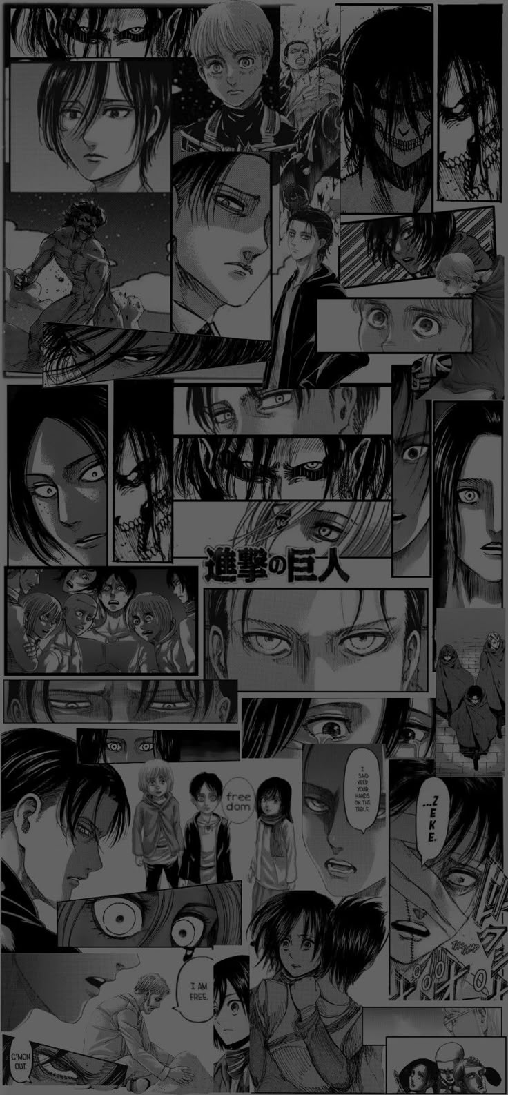 Attack On Titan Manga Phone Wallpapers - Wallpaper Cave