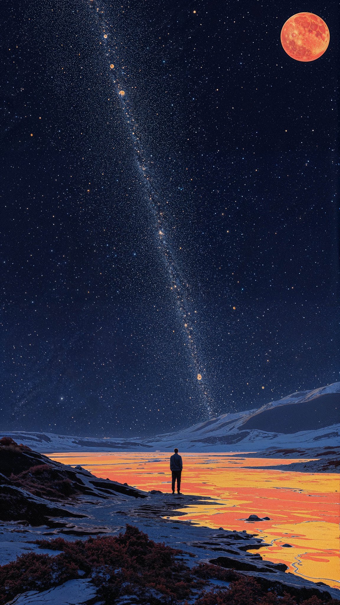 Orange Stars Wallpapers - Wallpaper Cave