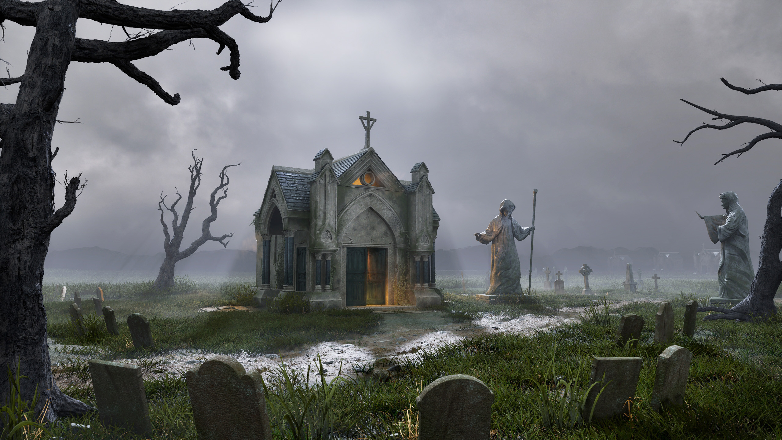 Graveyard 4k Wallpapers - Wallpaper Cave