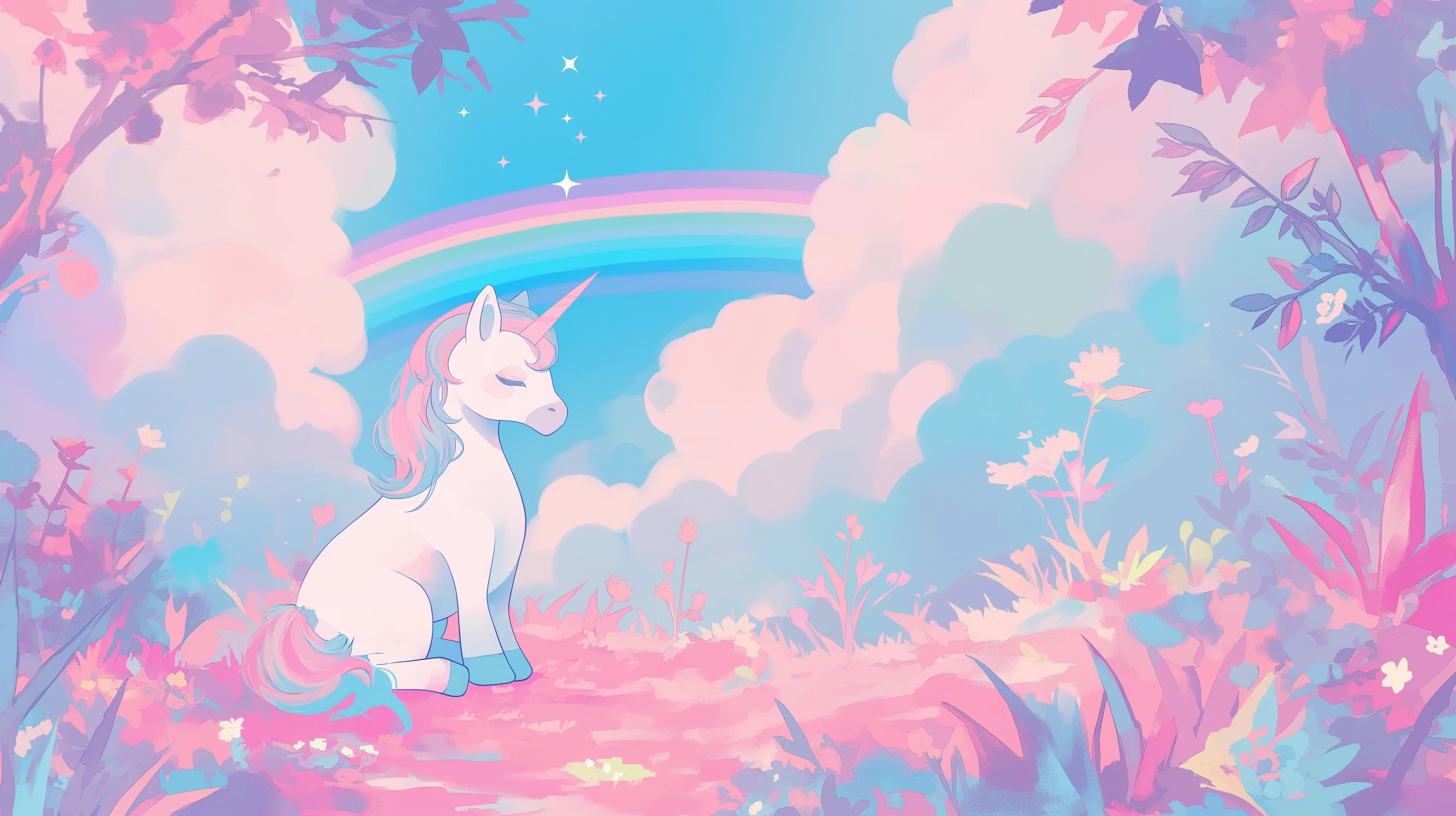 Cute Unicorn Desktop Wallpapers - Wallpaper Cave