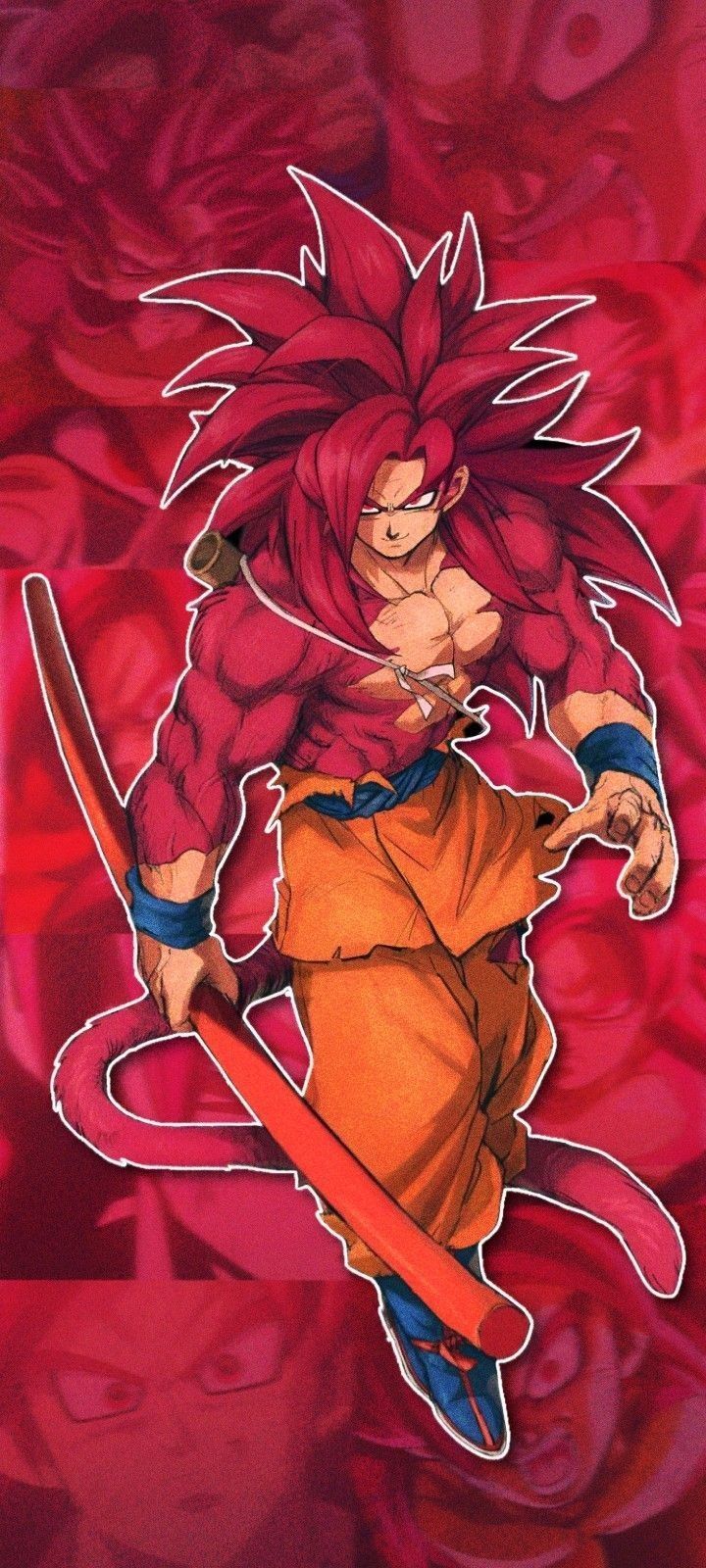 Goku Super Saiyan 4 Phone Wallpapers - Wallpaper Cave