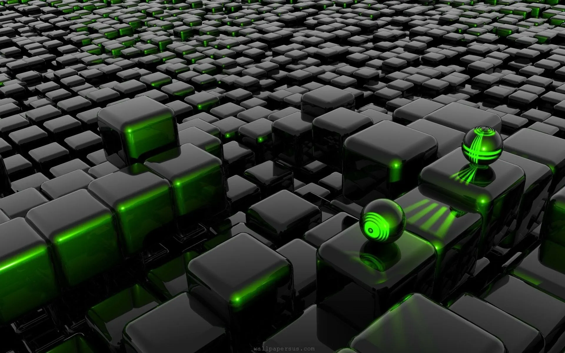 Black And Green Desktop Wallpapers - Wallpaper Cave