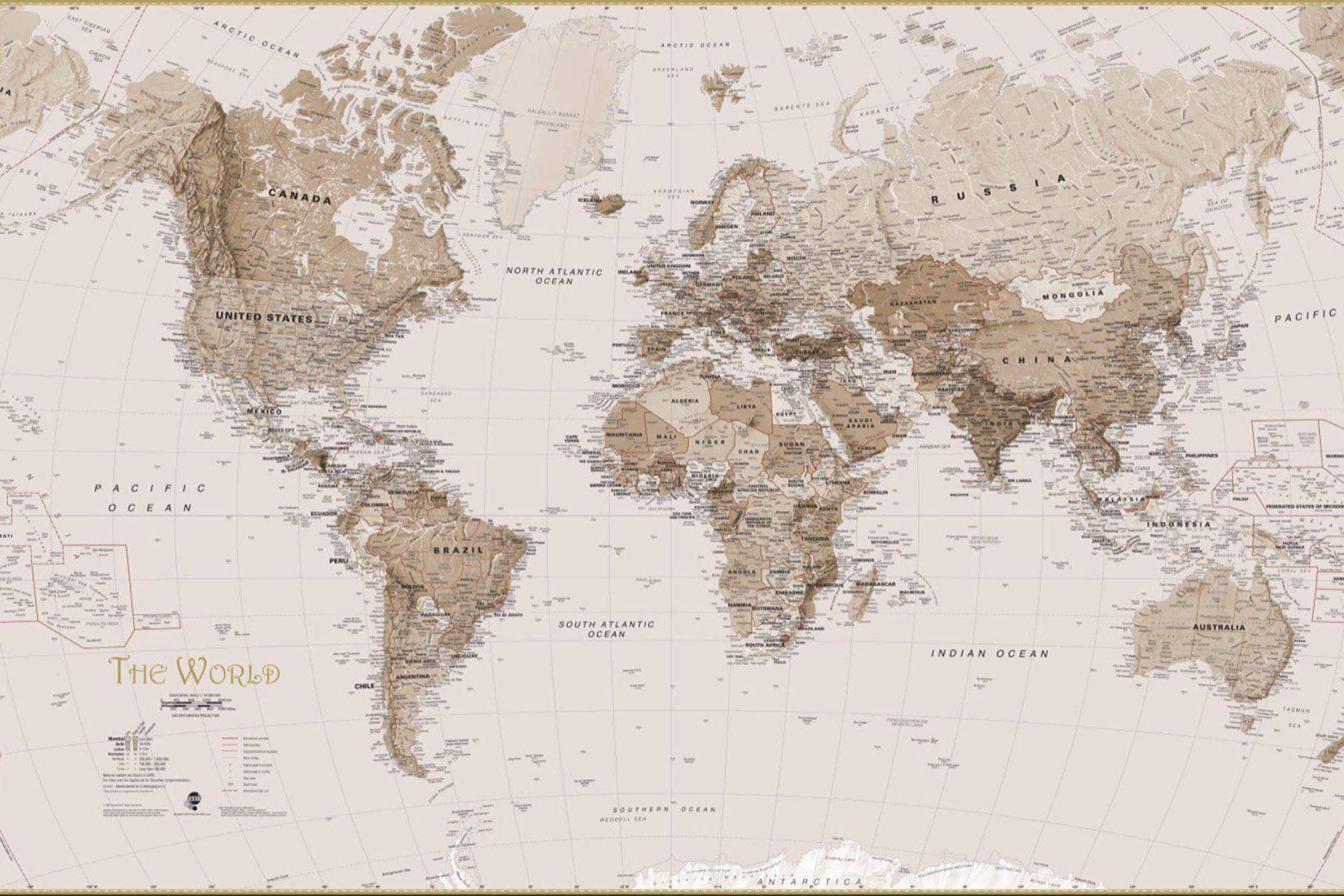 World Map Hd Wallpaper Cave