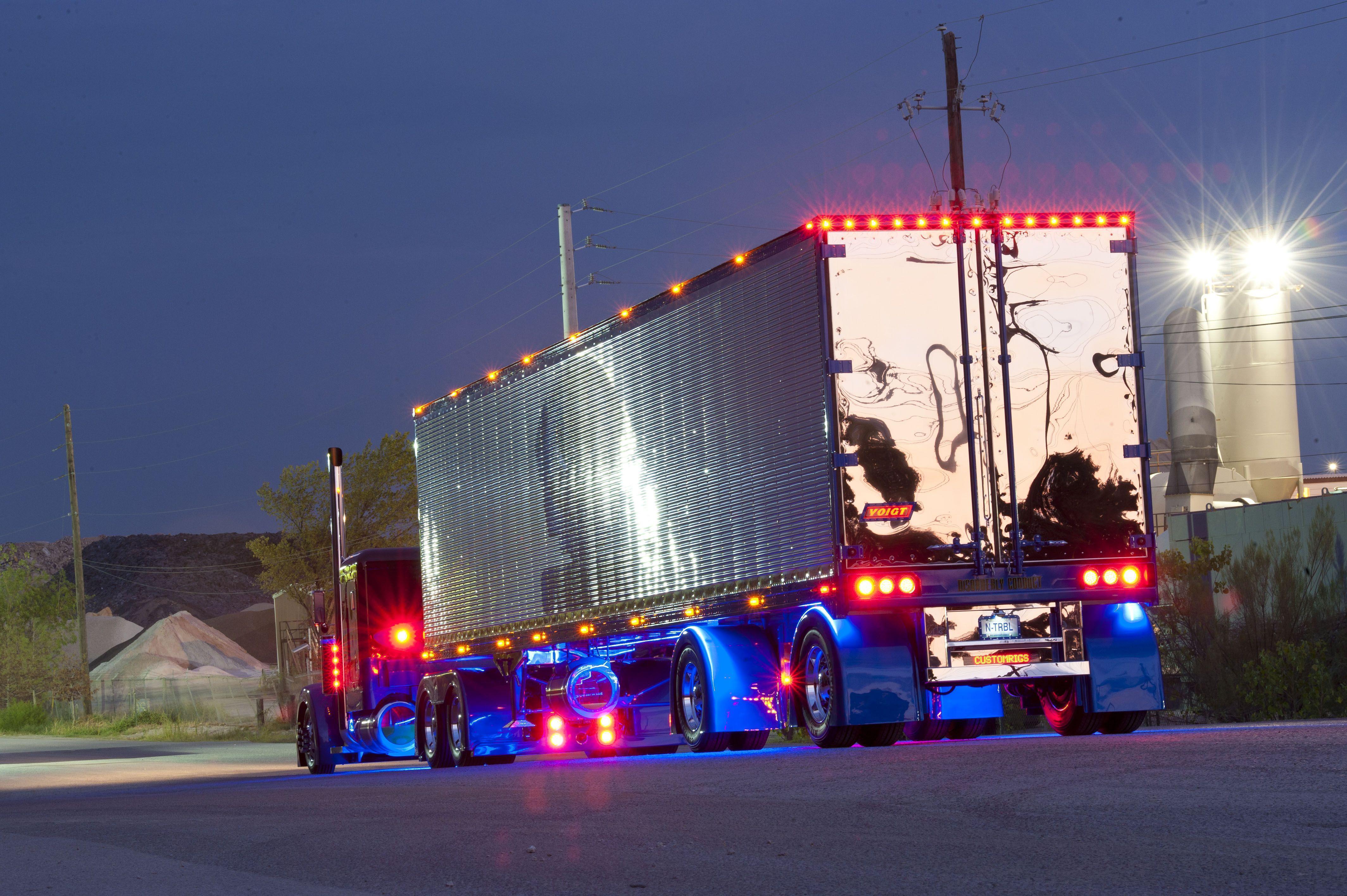 Peterbilt At Night Wallpaper One Summer Night............., Big Rigs,