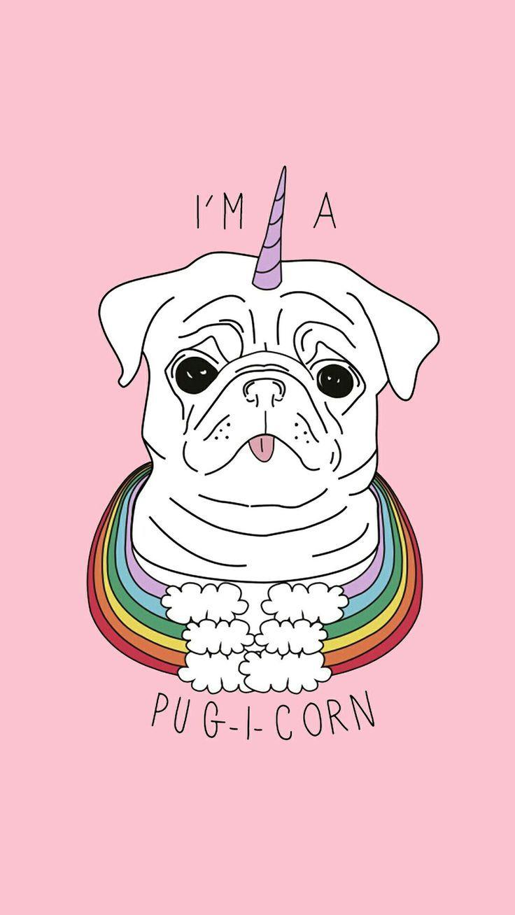 Cartoon Pug Wallpapers - Wallpaper Cave