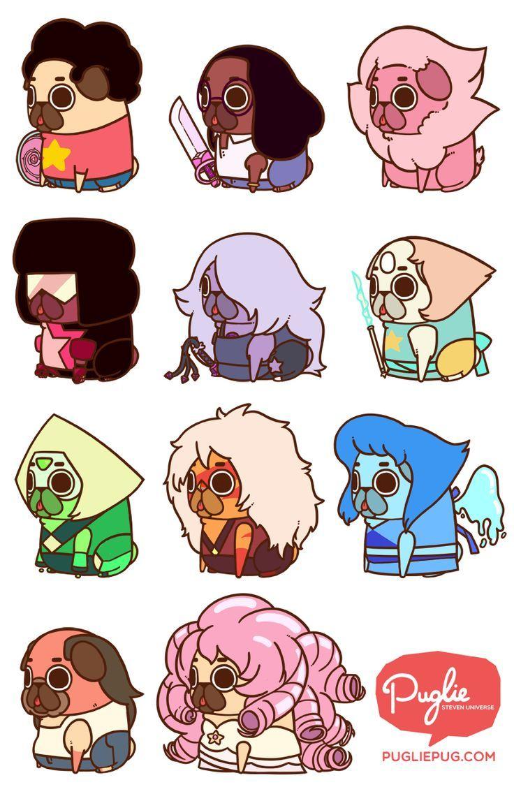 Cartoon Pug Wallpapers - Wallpaper Cave