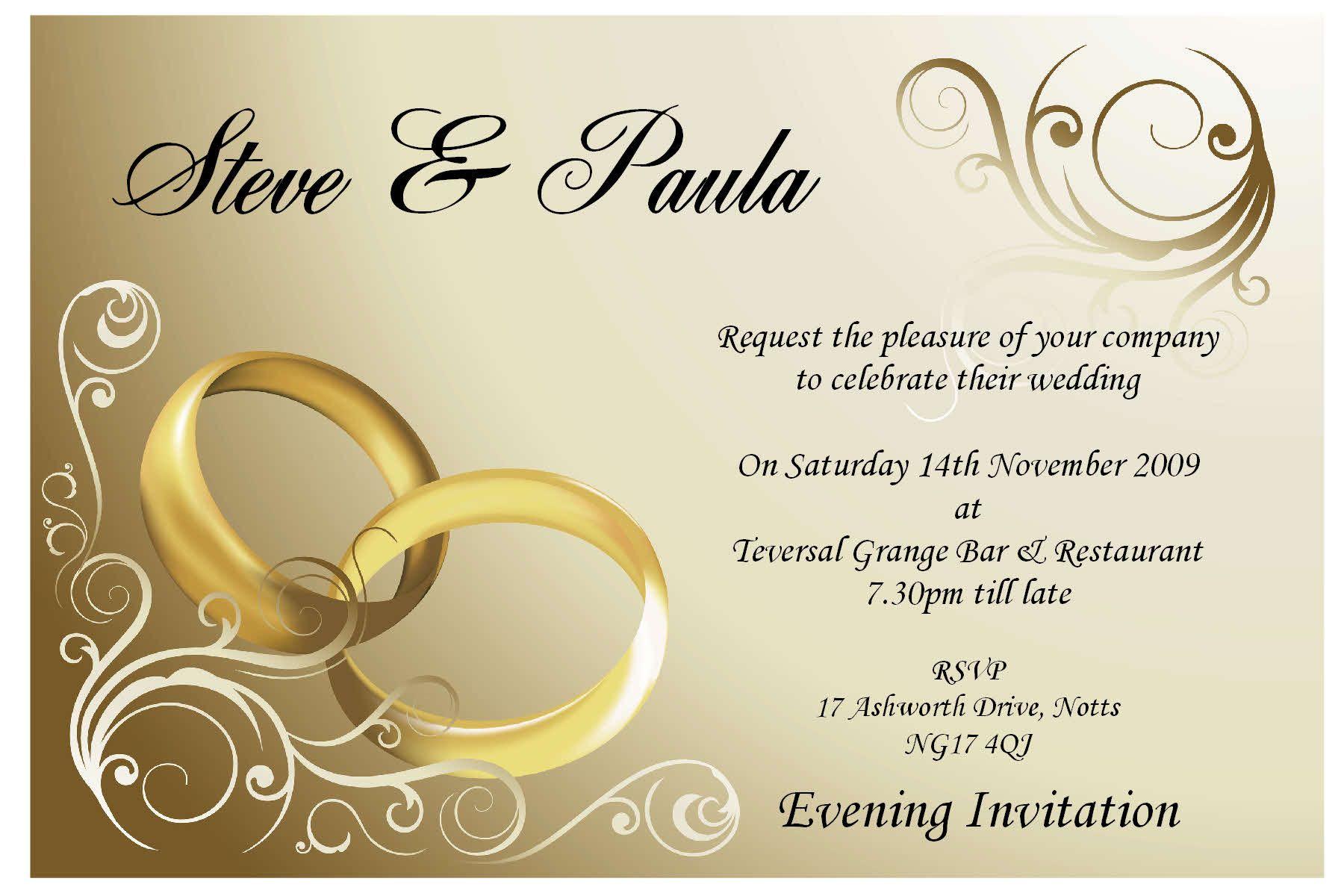 Wedding Invitation Wallpapers Wallpaper Cave