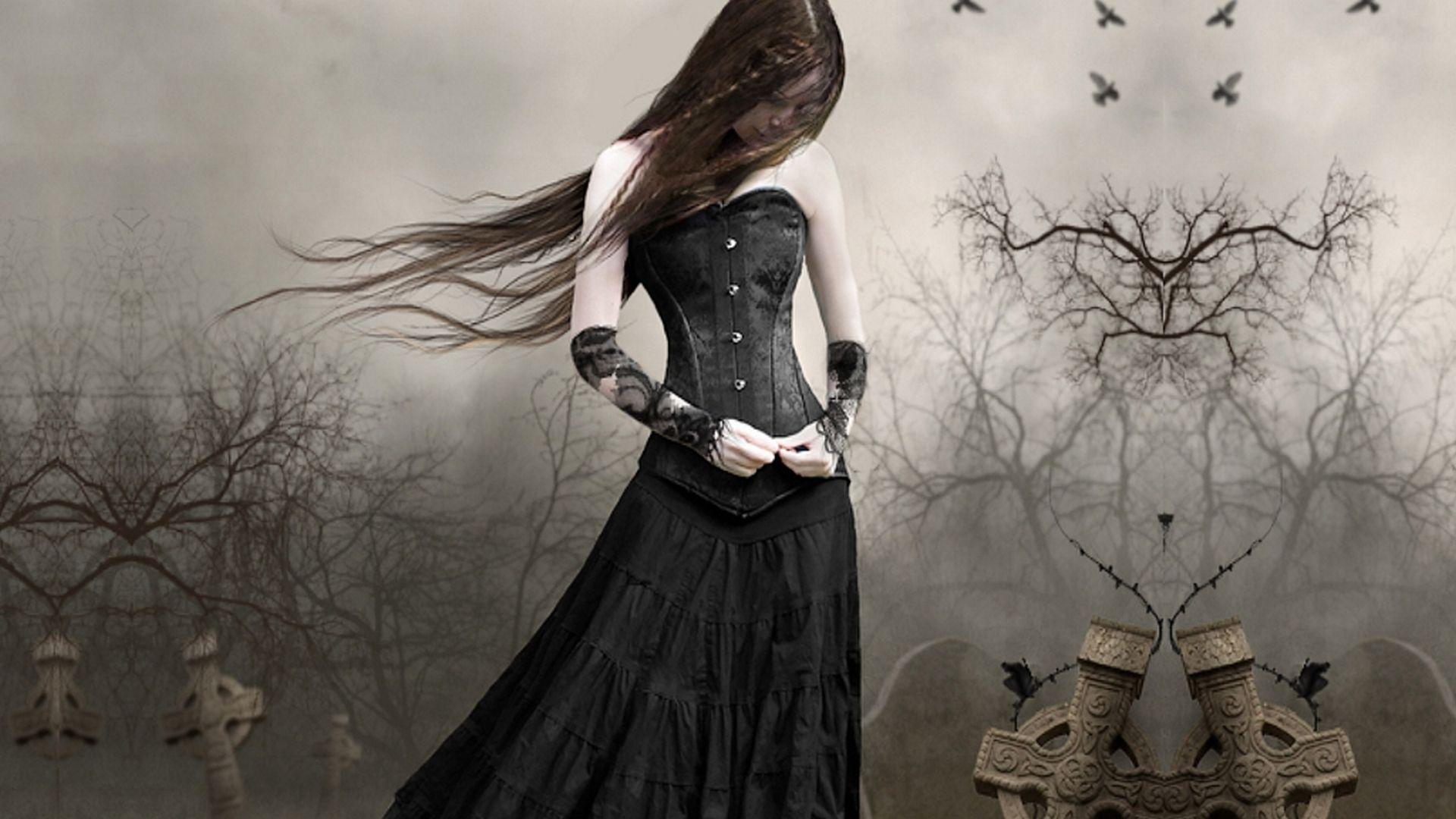 Gothic Girl Wallpapers Wallpaper Cave