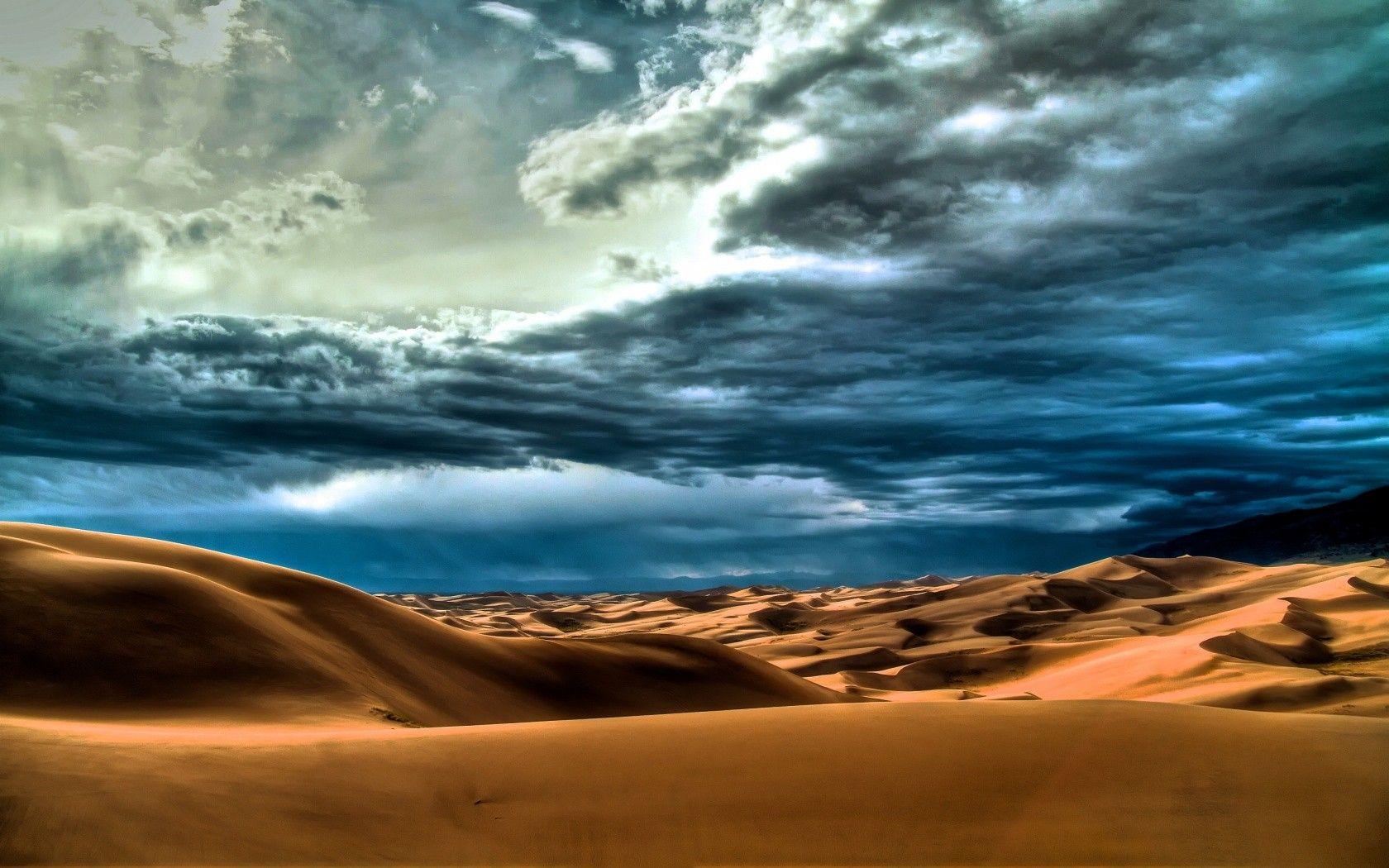Cloudy Deserts Wallpapers - Wallpaper Cave
