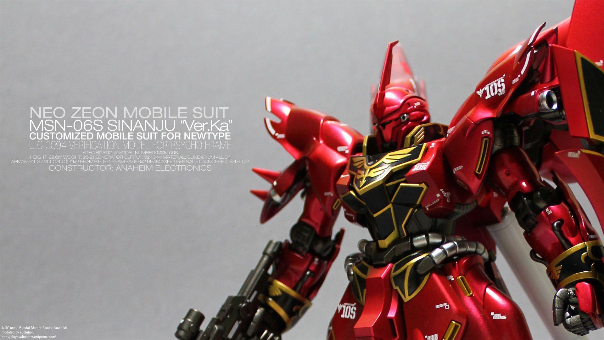 MSN-06S Sinanju Wallpapers - Wallpaper Cave