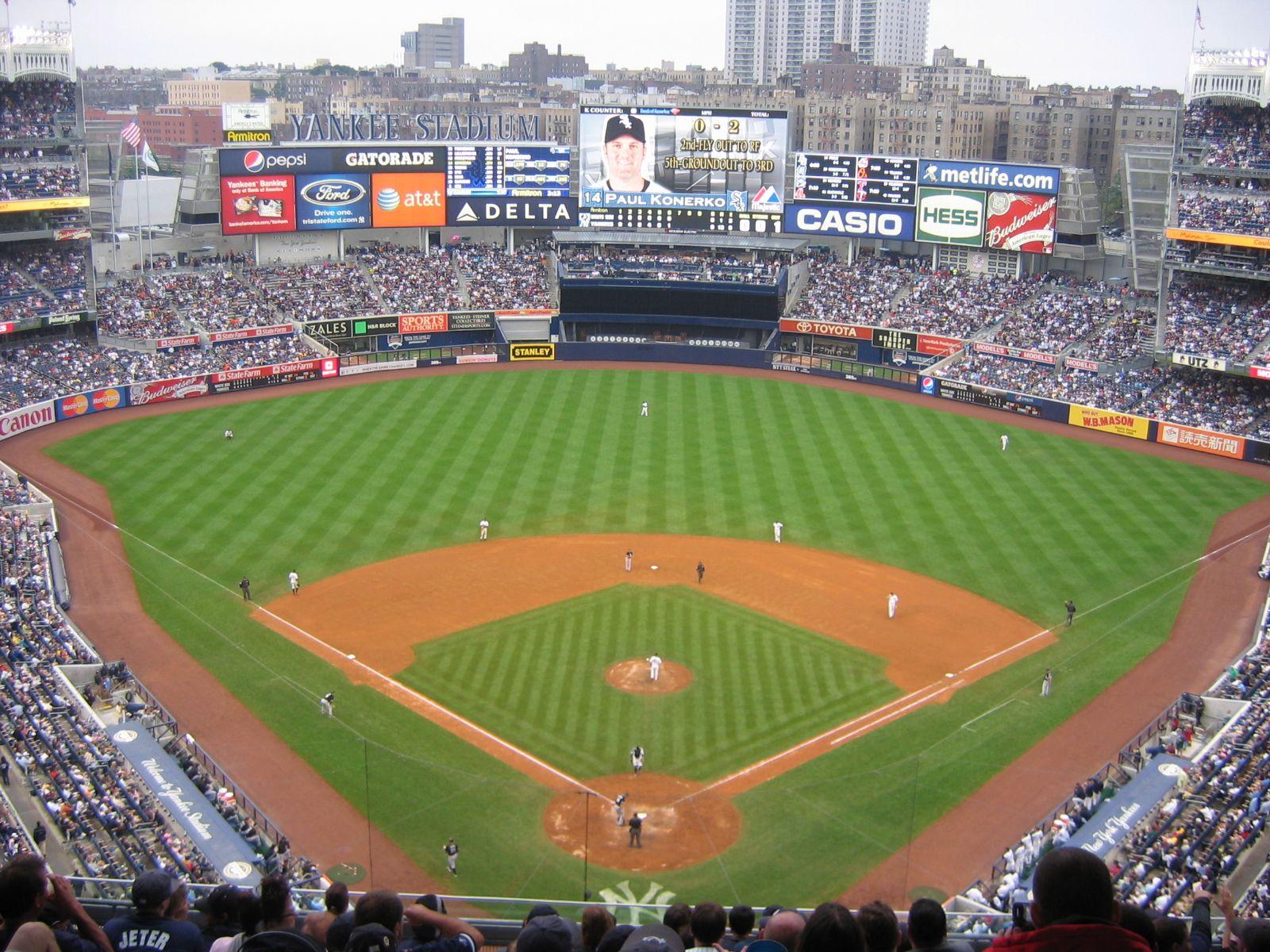 NY Yankee Stadium Facade Wallpapers - Wallpaper Cave