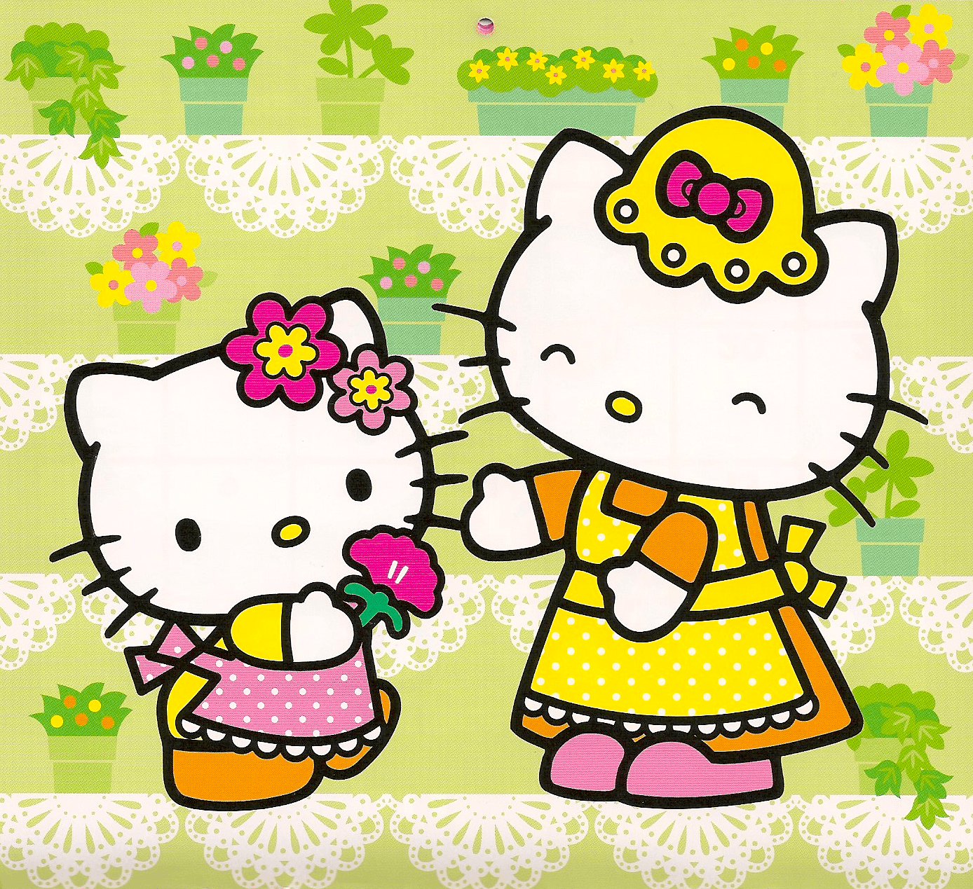 Hello Kitty Wallpapers Yellow - Wallpaper Cave