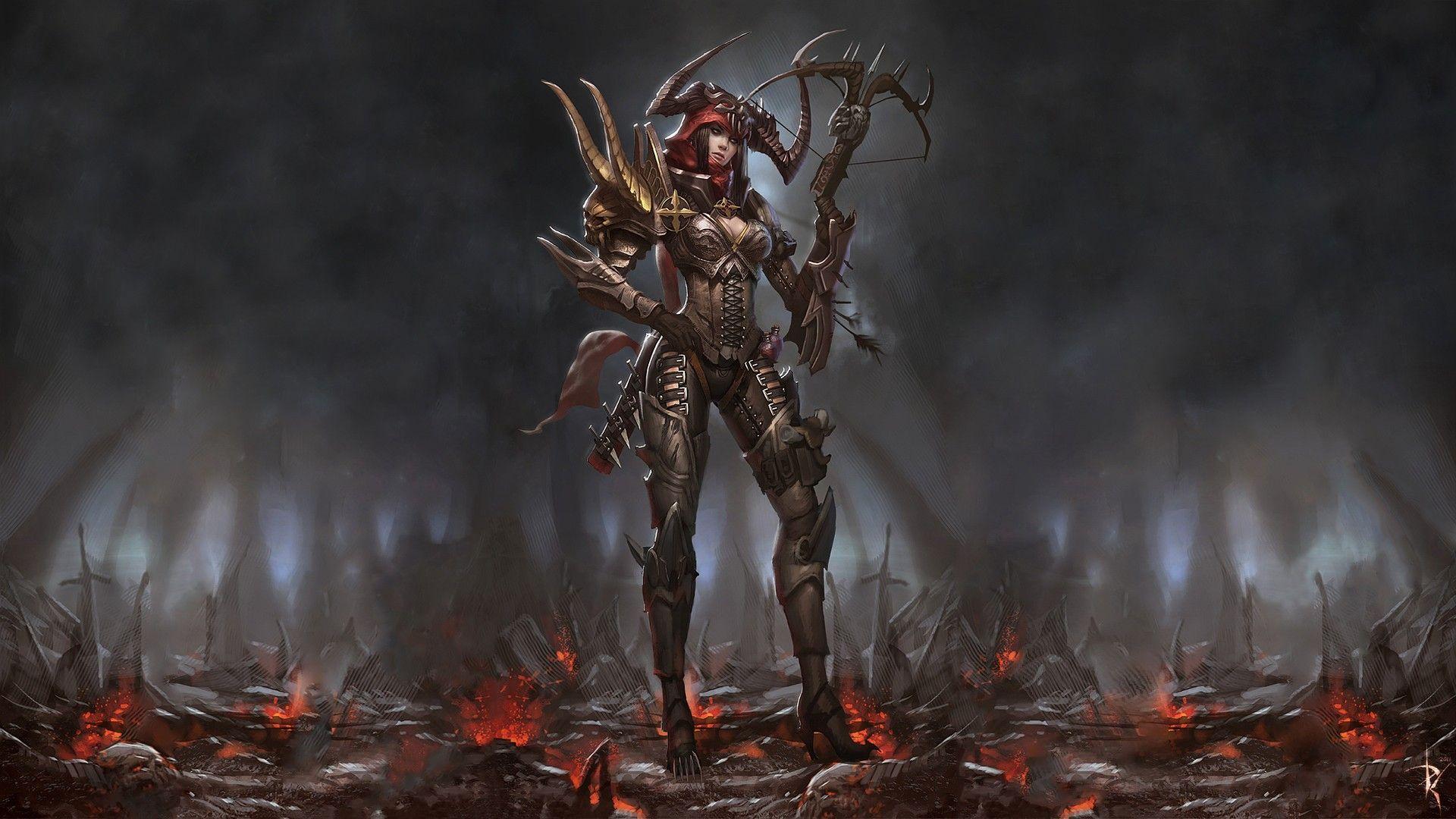 Demon Hunter Diablo 3 Wallpapers - Wallpaper Cave